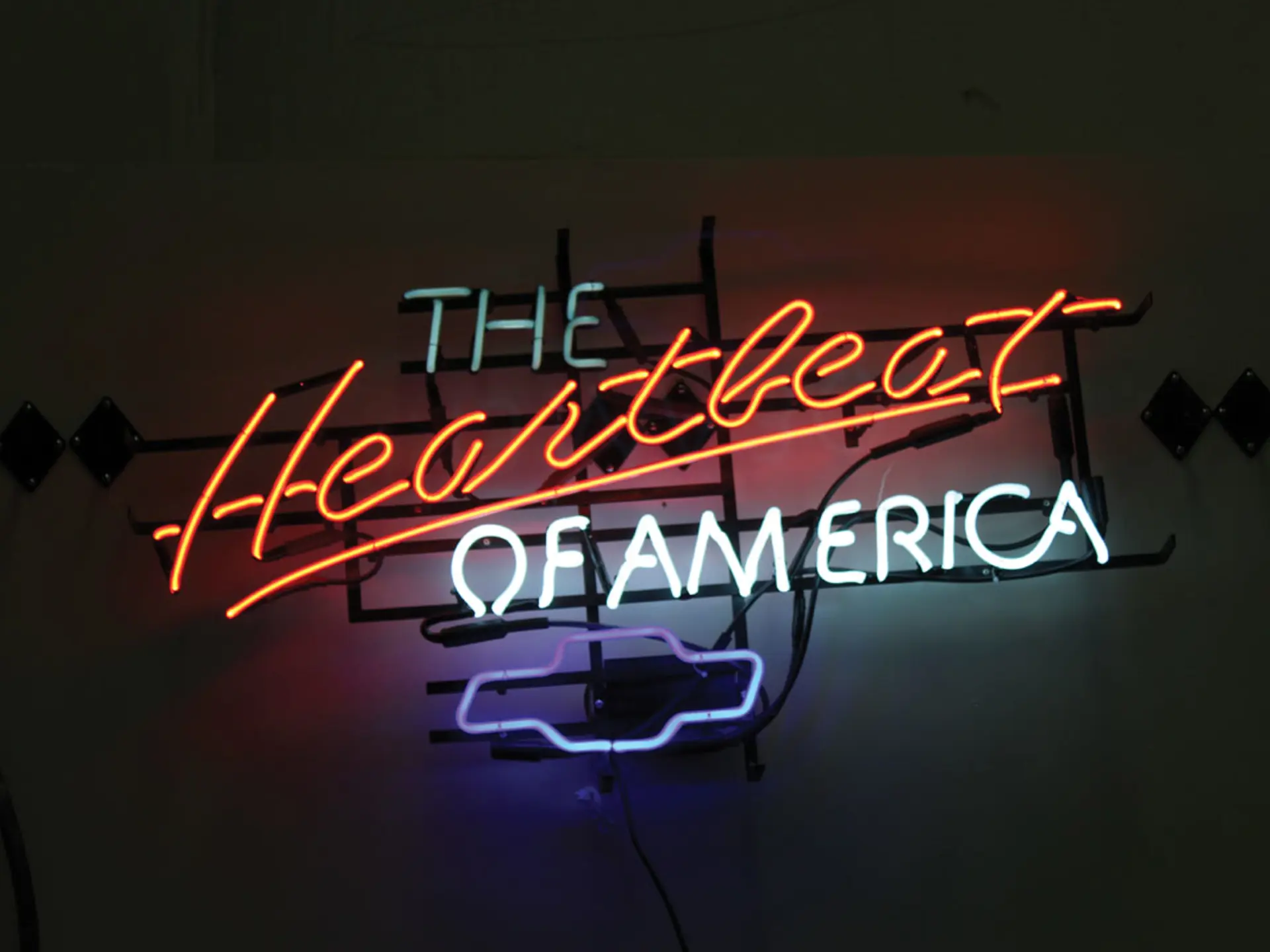 Chevrolet "Heartbeat of America" Neon Sign | Auburn Fall 2018 | RM ...