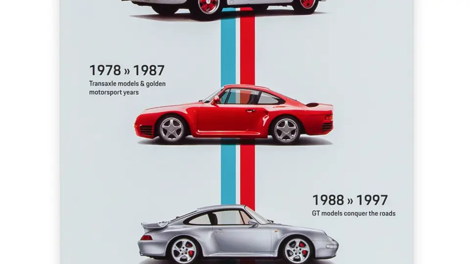 “70 years of Fascination Sports Car” Porsche Poster | The White ...