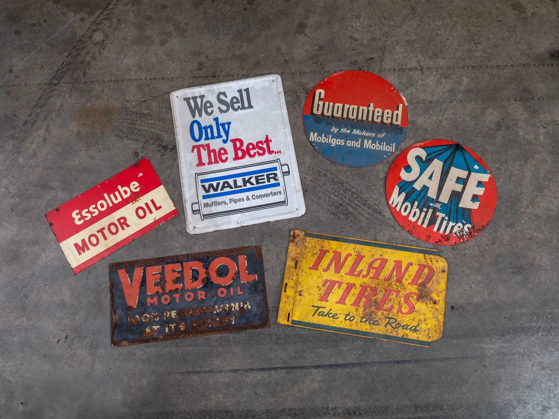 Automotive-Themed Vintage Signs | Open Roads, March | RM Sotheby's