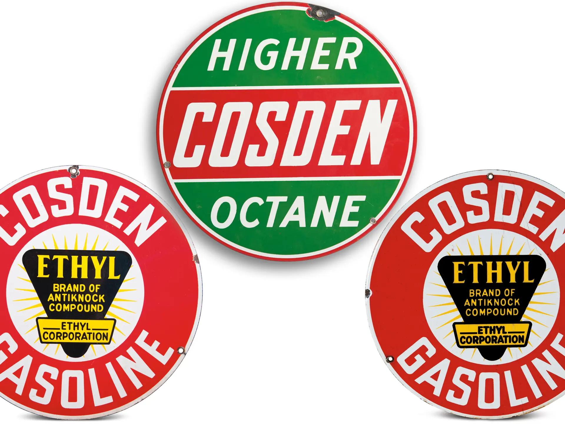 Three Cosden Signs | The Dingman Collection 2012 | RM Sotheby's