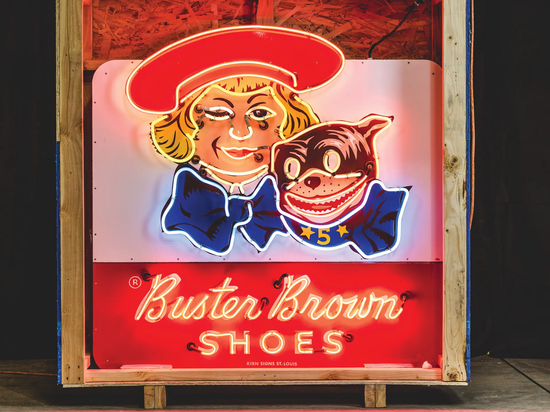 Buster Brown and Tiger Neon Sign | Auburn Spring 2019 | RM Sotheby's