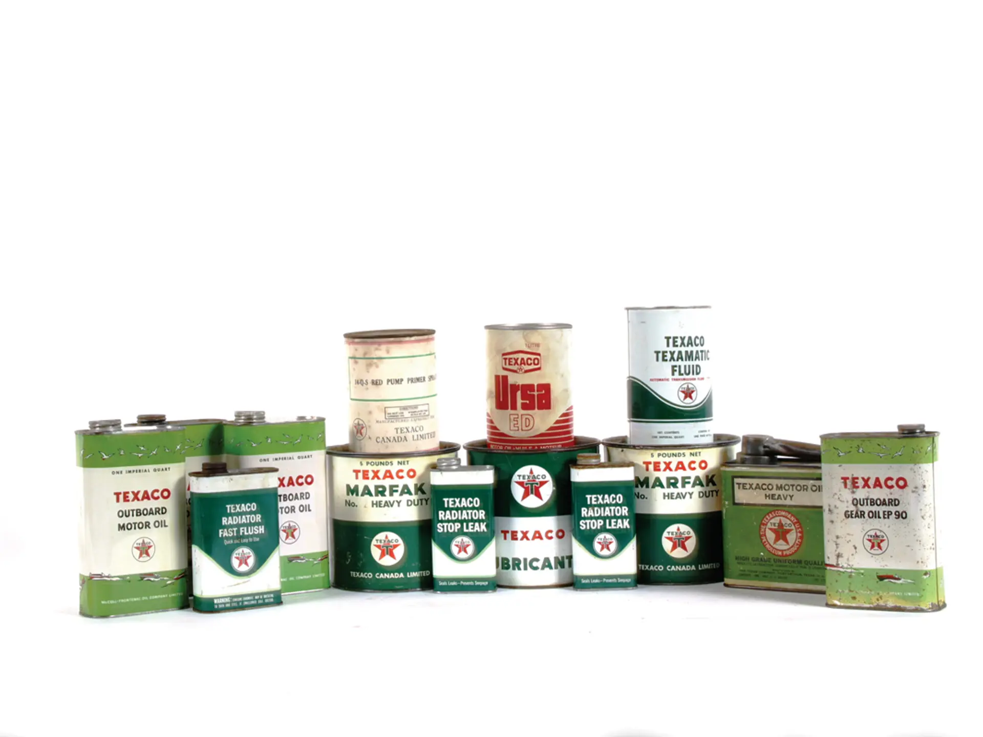 TEXACO CANS | Private Collection of Tom & Marlene Stackhouse | RM Sotheby's