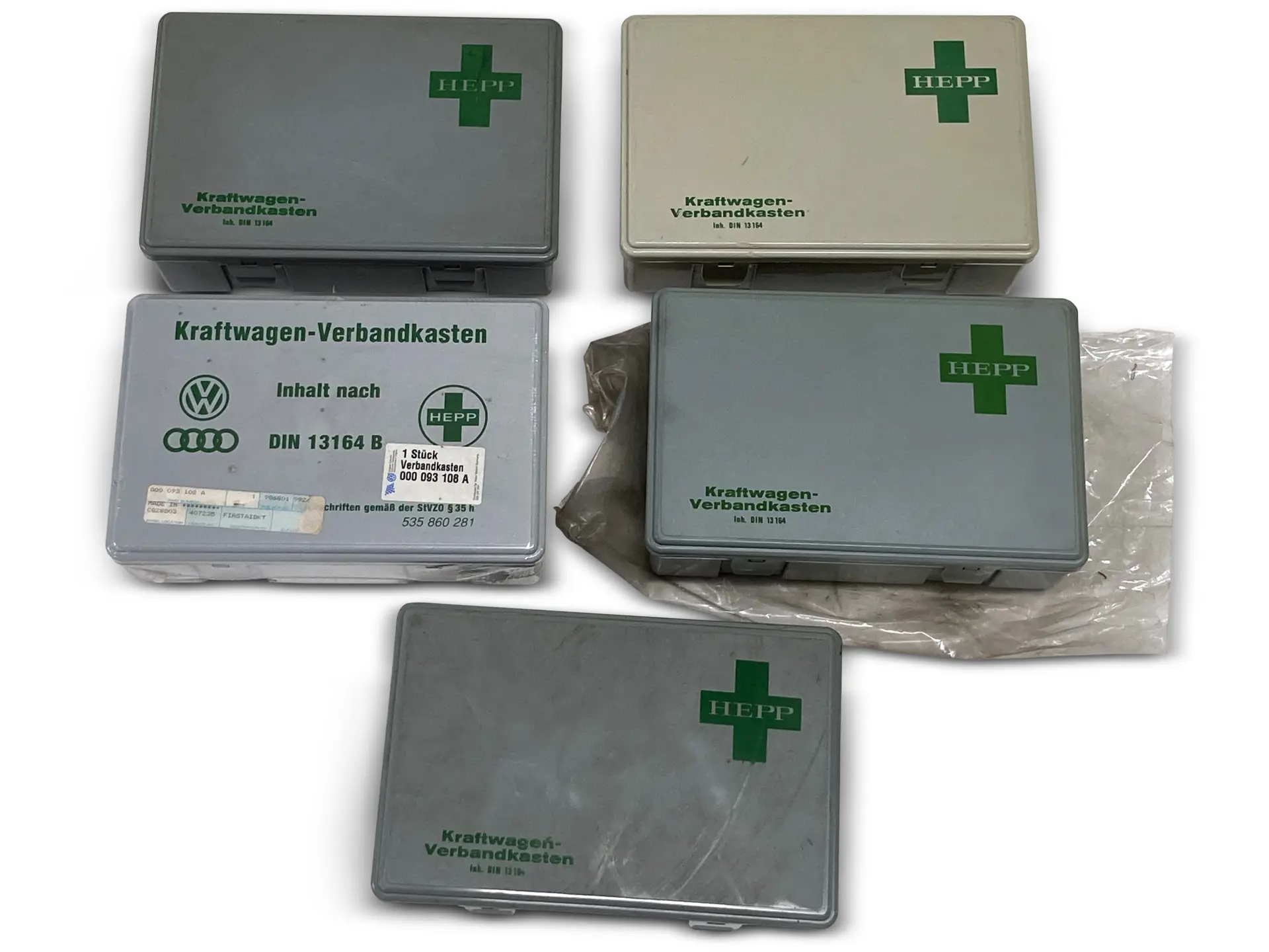 Five Porsche Medical Kits, One Sealed | The White Collection | Online ...