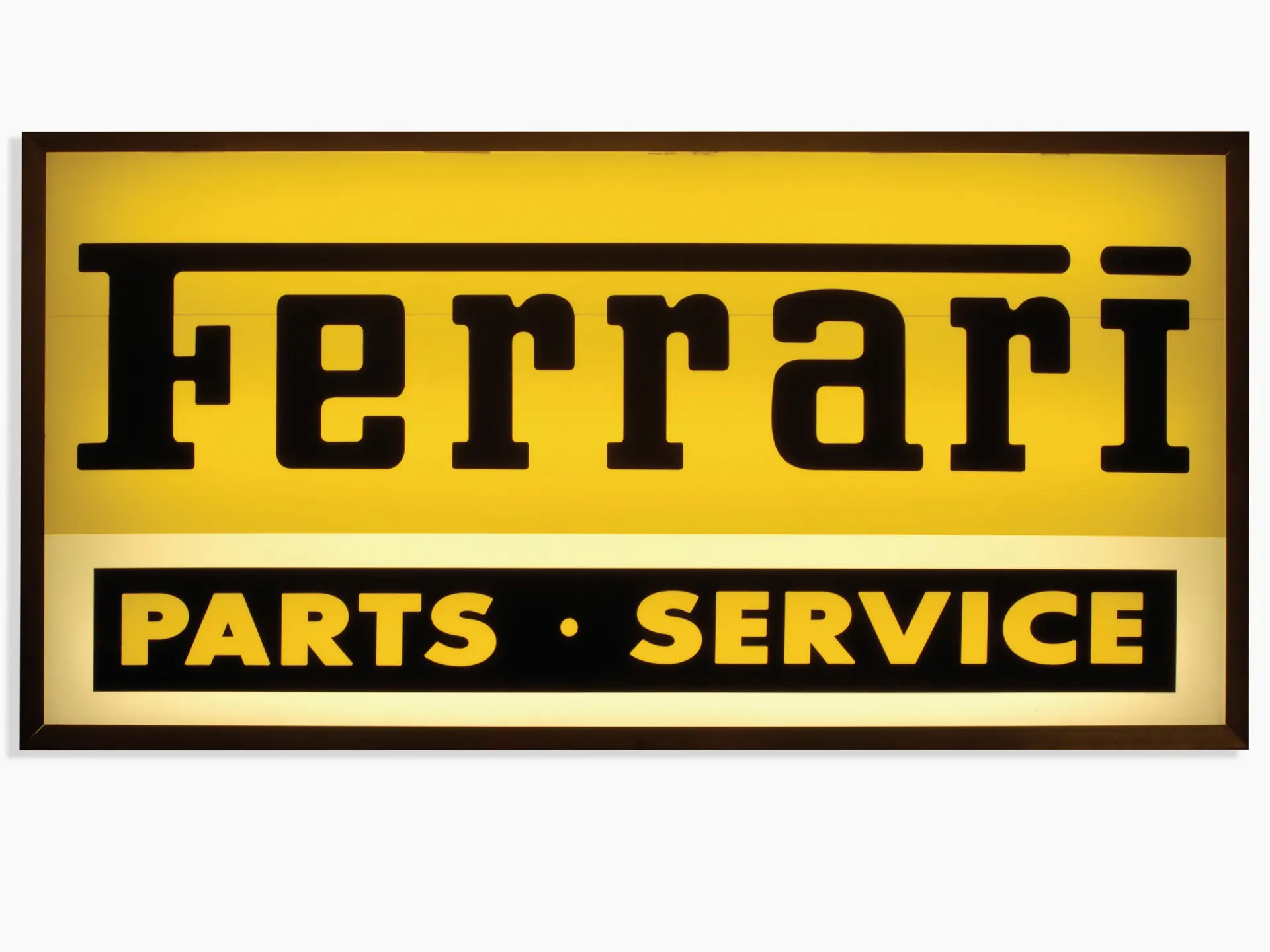 ILLUMINATED FERRARI PARTS & SERVICE SIGN | The Ponder Collection | RM ...