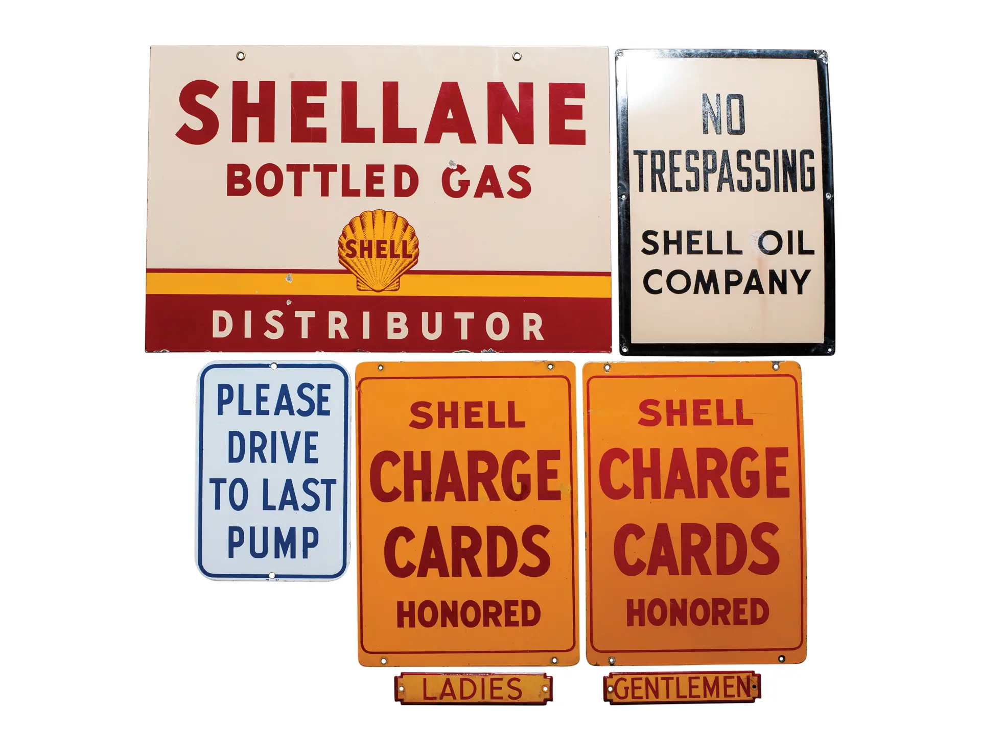 Shell Gas Station Porcelain Signs | The Dingman Collection | RM Sotheby's