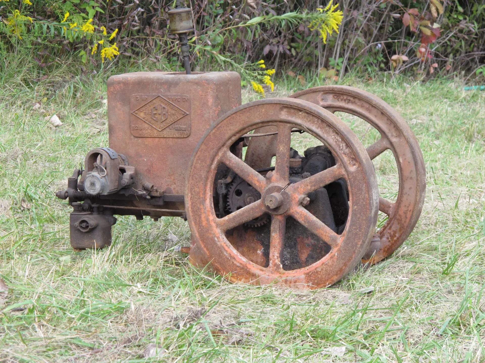 Emmerson Brantingham hit & miss engine | The Lee Roy Hartung Collection ...