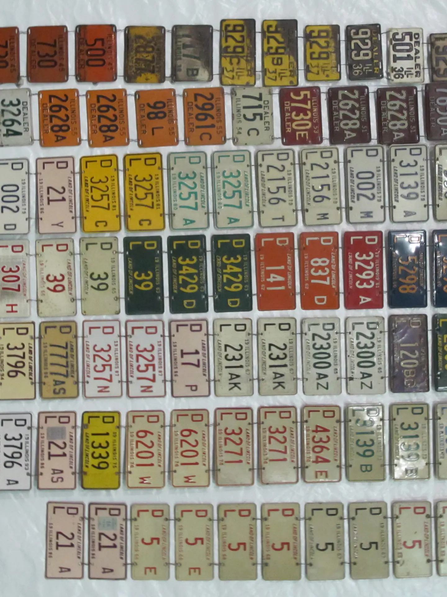Assorted Illinois Dealer License Plates | The Lee Roy Hartung ...