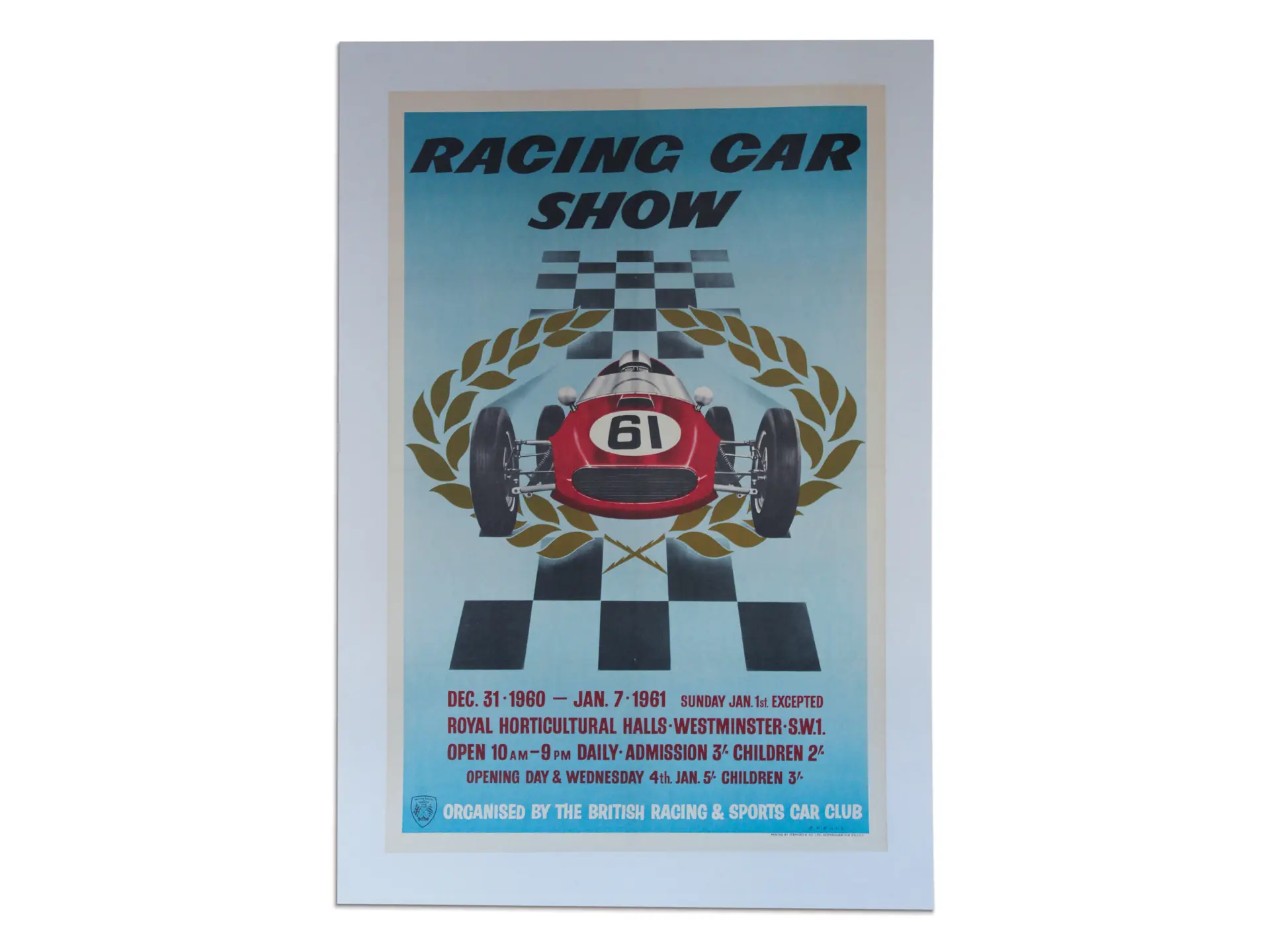 "Racing Car Show Dec. 31 1960 - Jan. 7 1961" British Racing & Sports ...