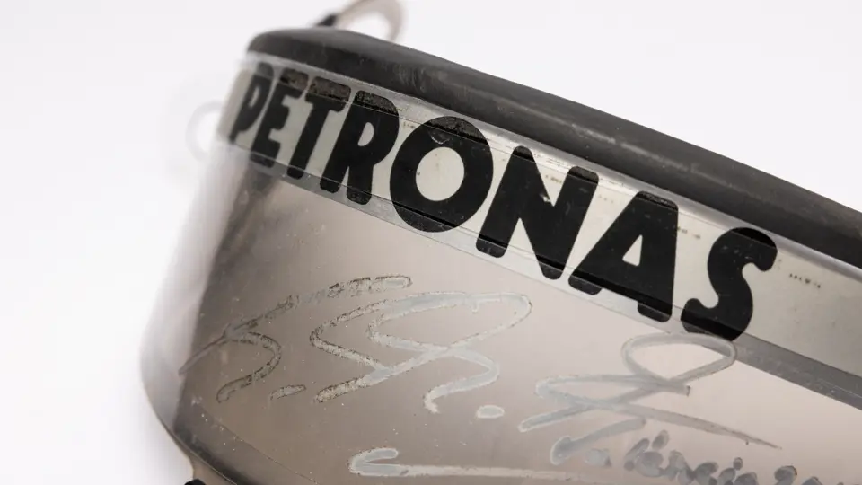 Mercedes-Benz Formula 1 Signed Visor | The Schumacher and F1 Legends Collection | RM Sotheby's
