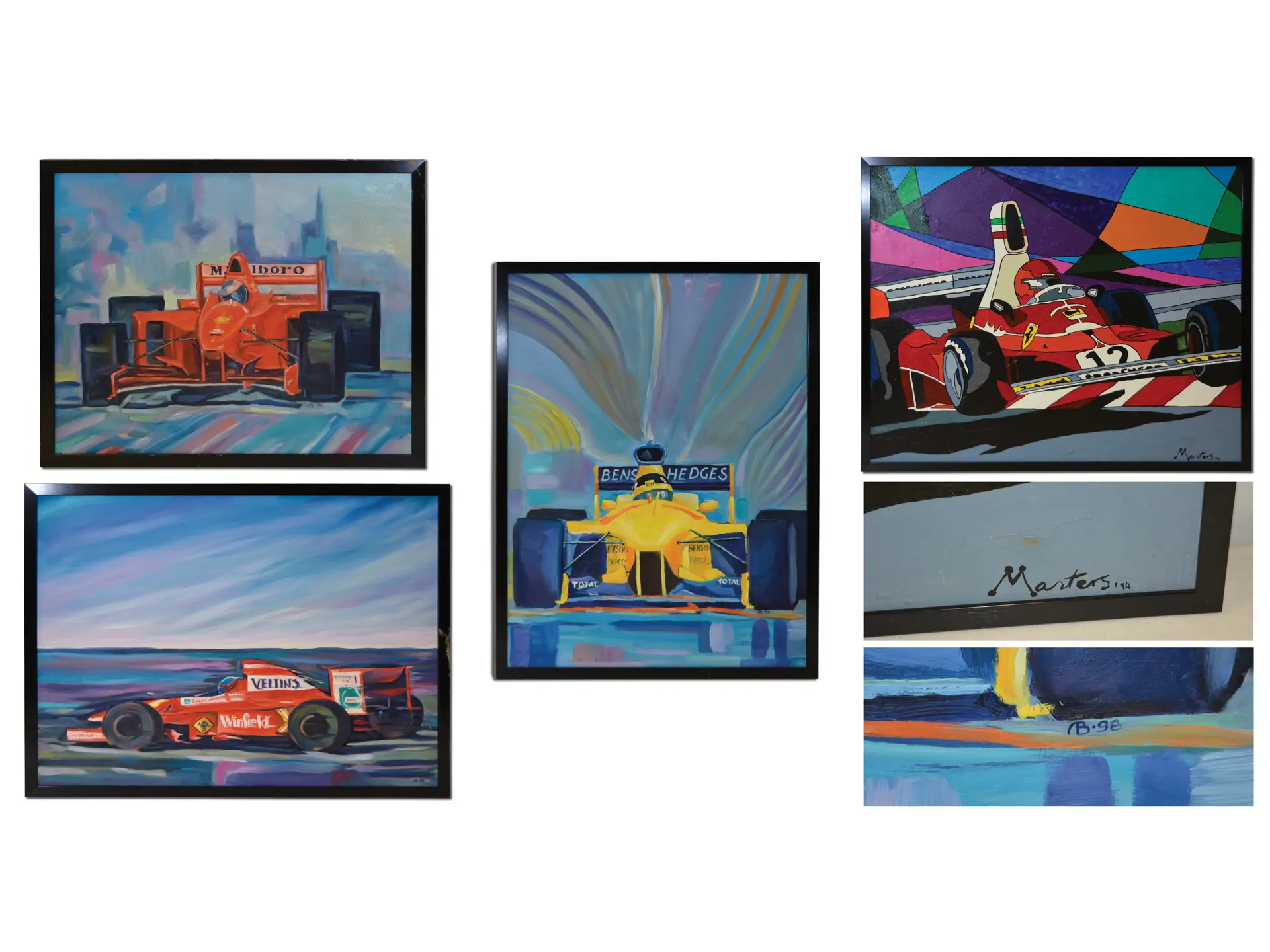 F-1 Race Car Oil Paintings | Auburn Fall 2019 | RM Sotheby's
