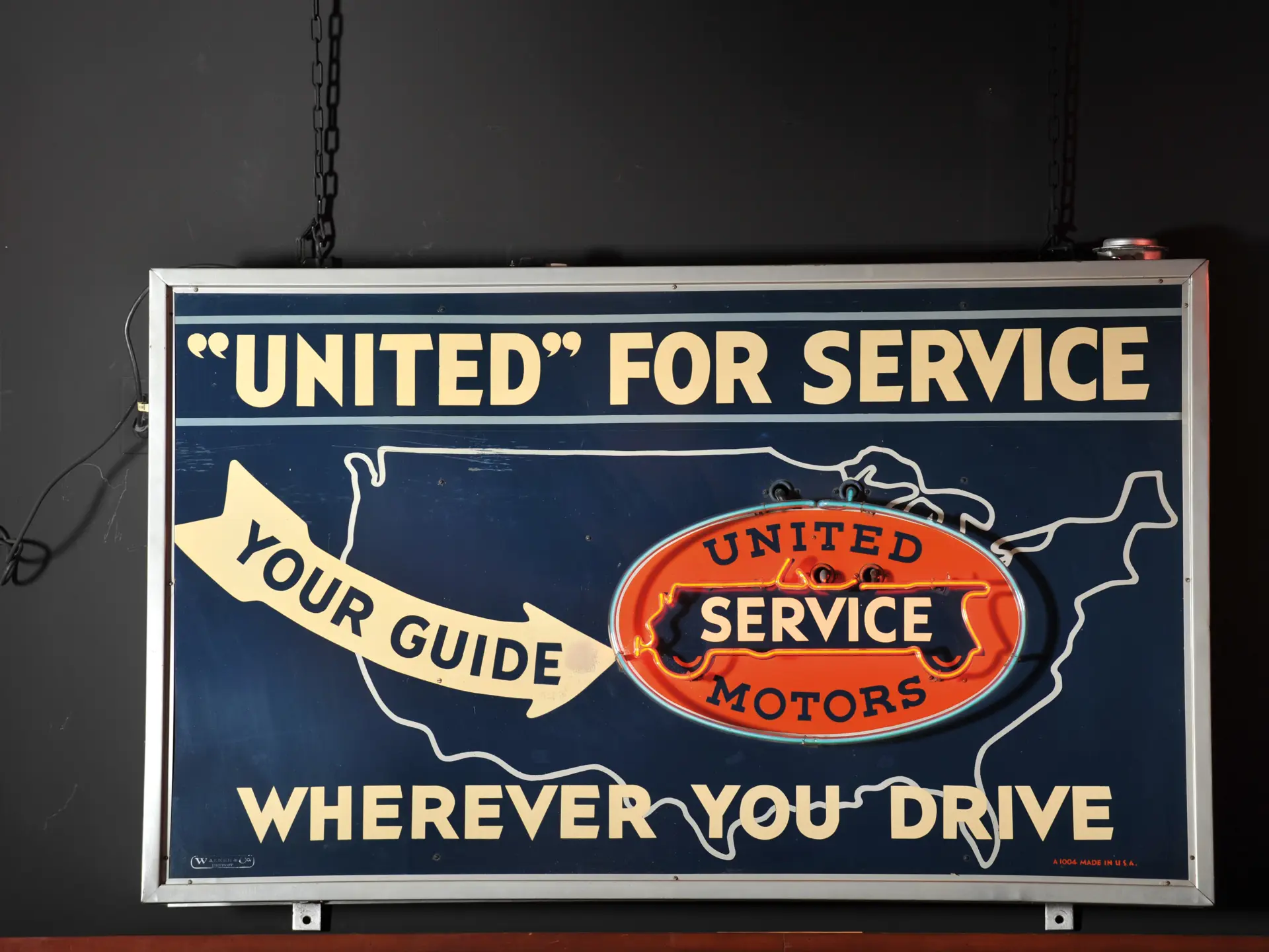 United Motors Service Sign | The Milhous Collection | RM Sotheby's