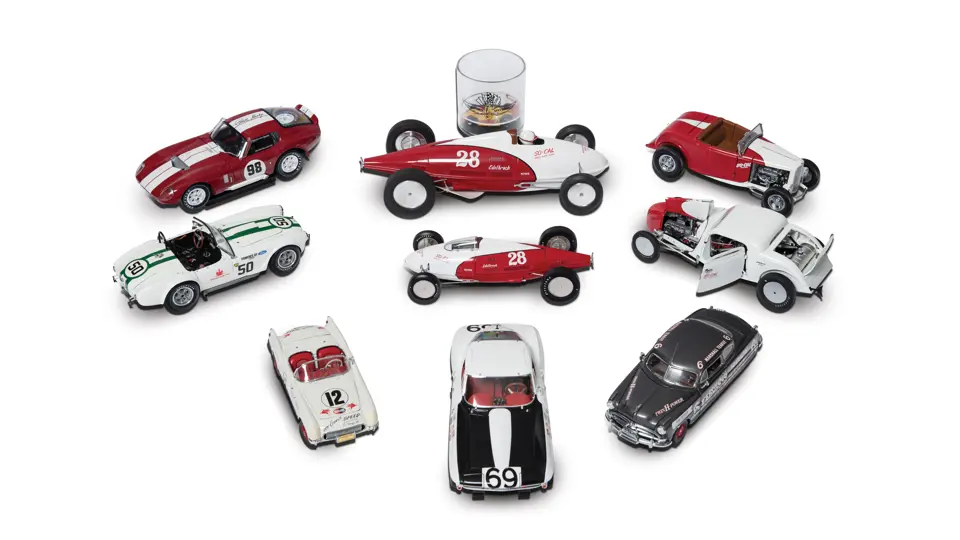 American Salt Flat and Tarmac Racing Models with Display Case | The ...