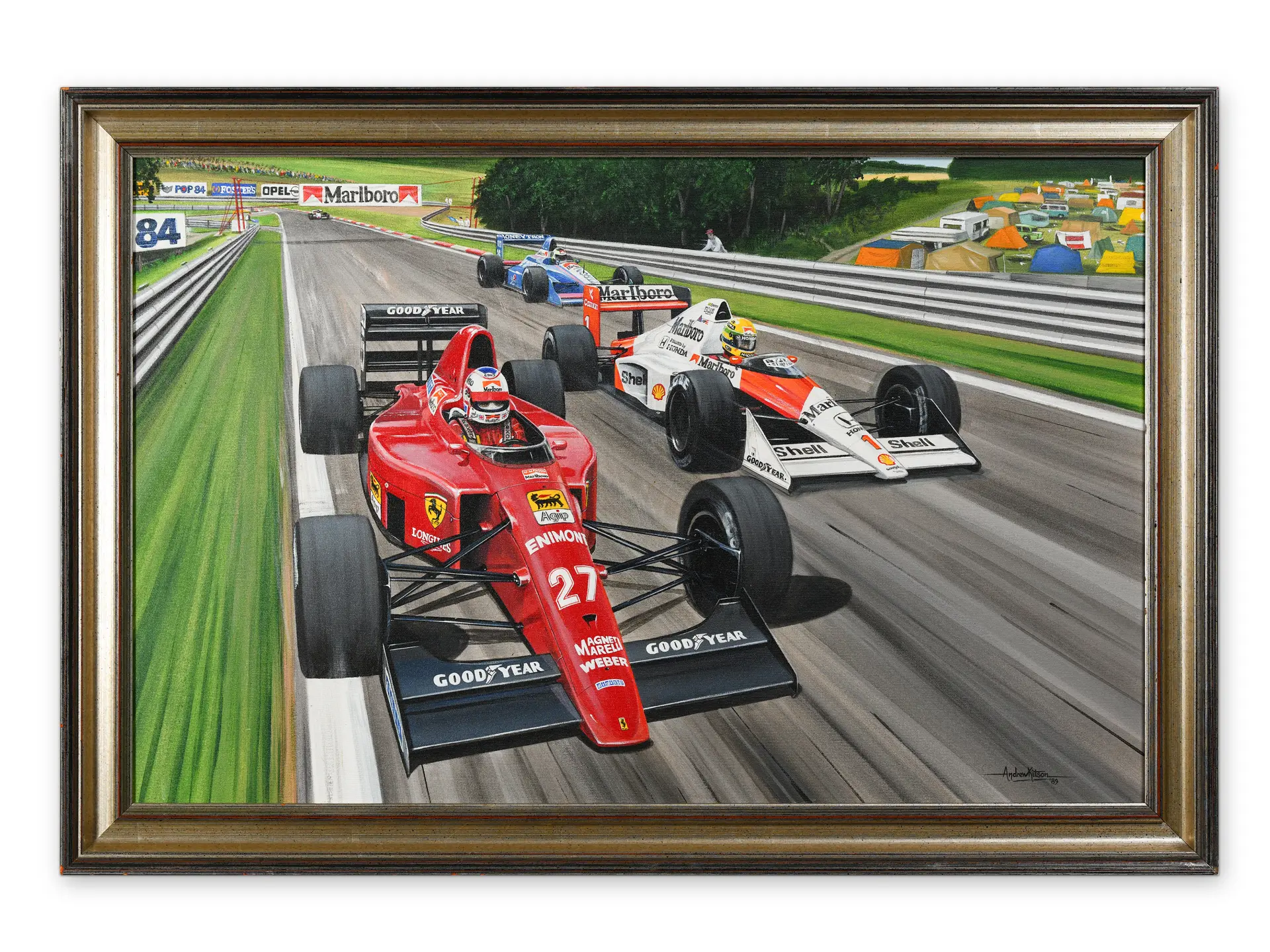 'Ten Tenths' Canvas Framed Painting by Andrew Kitson, 1989 | Cliveden ...