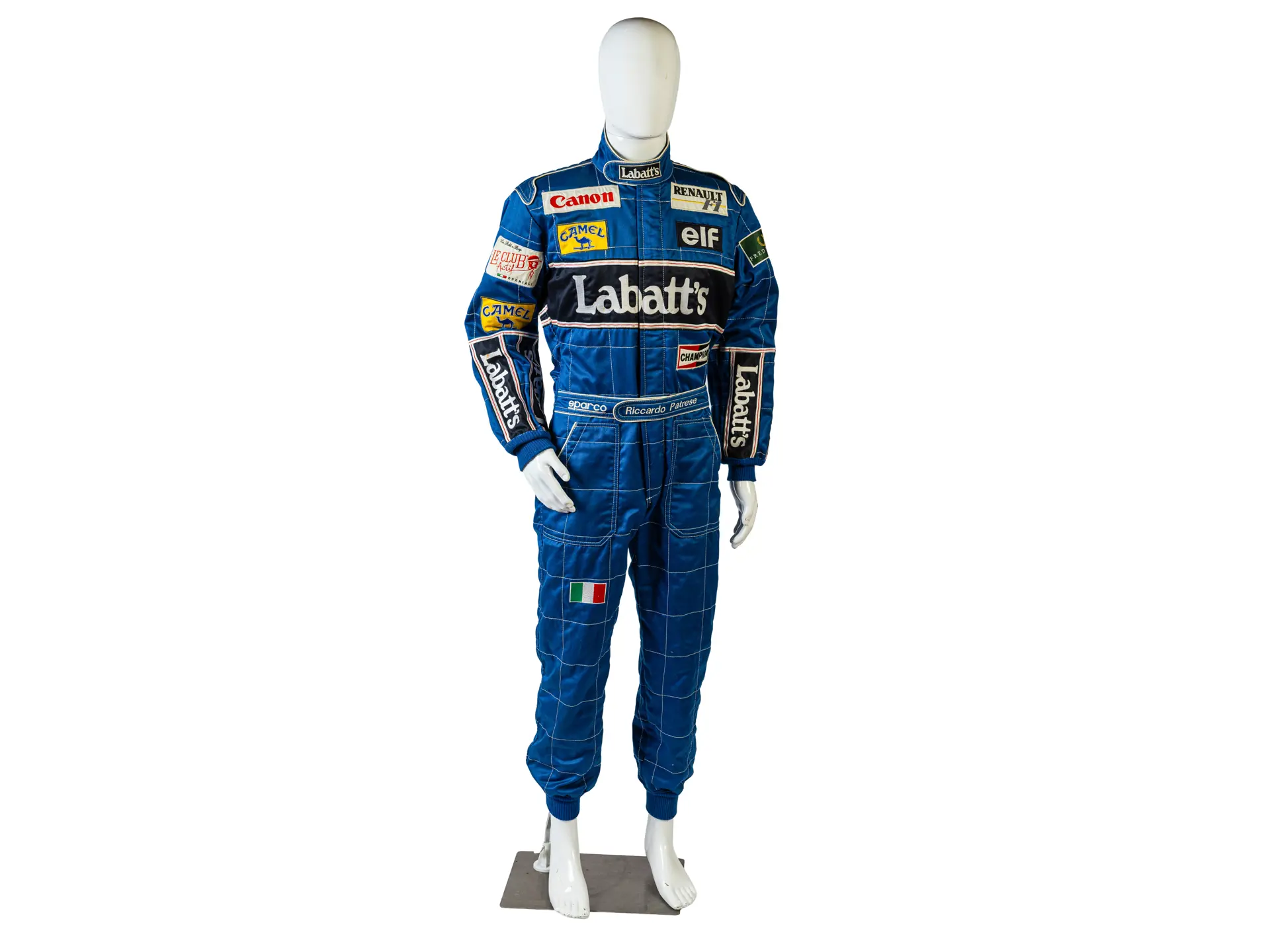 1992 Ricardo Patrese Williams Formula 1 Sparco Racing Suit | The ...