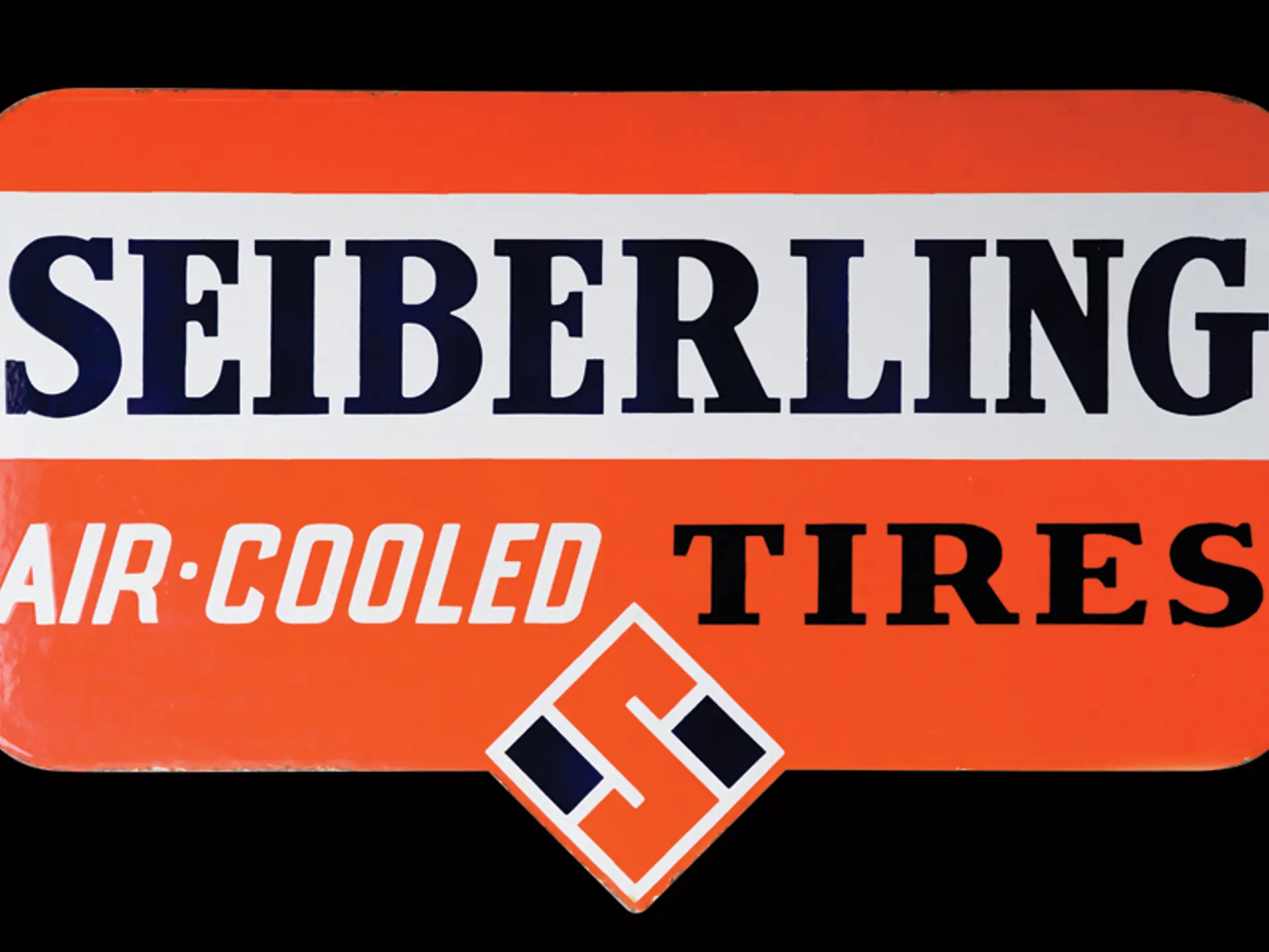 Seiberling Air-Cooled Tires Sign | Vintage Motor Cars of Hershey 2009 ...