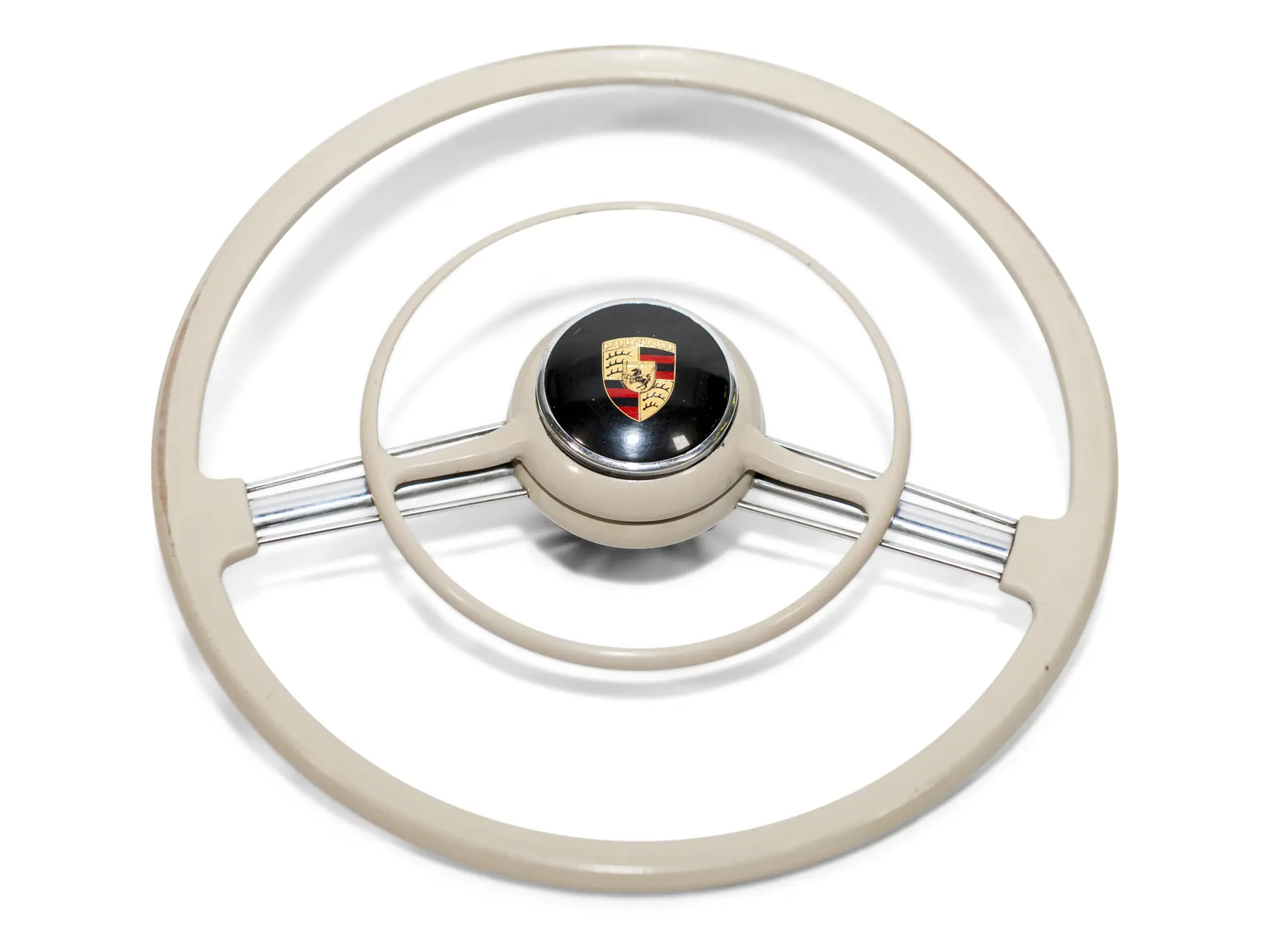 Porsche 356 A Steering Wheel with Original Bakelite-Backed Horn Button ...