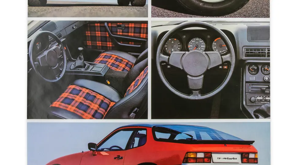 Four Porsche 924 Turbo Advertising Posters | The White Collection ...