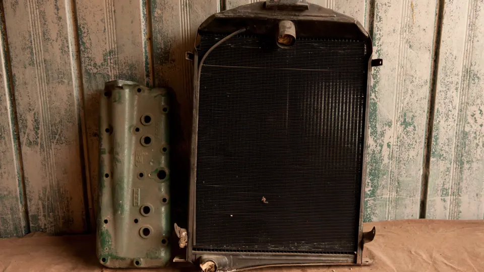 Ford Model B Cylinder Head and Radiator | The Lee Roy Hartung ...