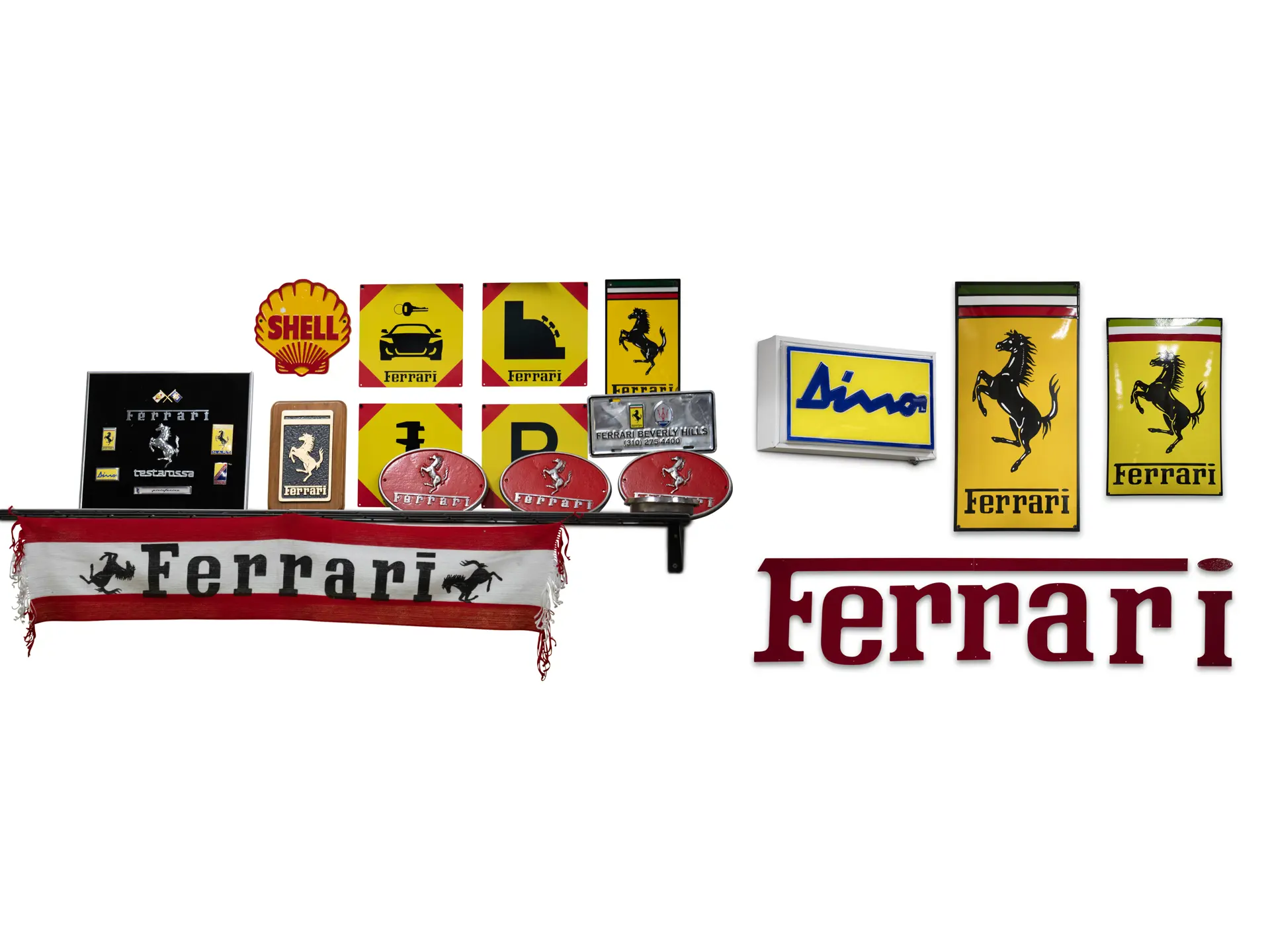 Ferrari Porcelain Signs and Wall Décor | Gene Ponder Collection | RM ...