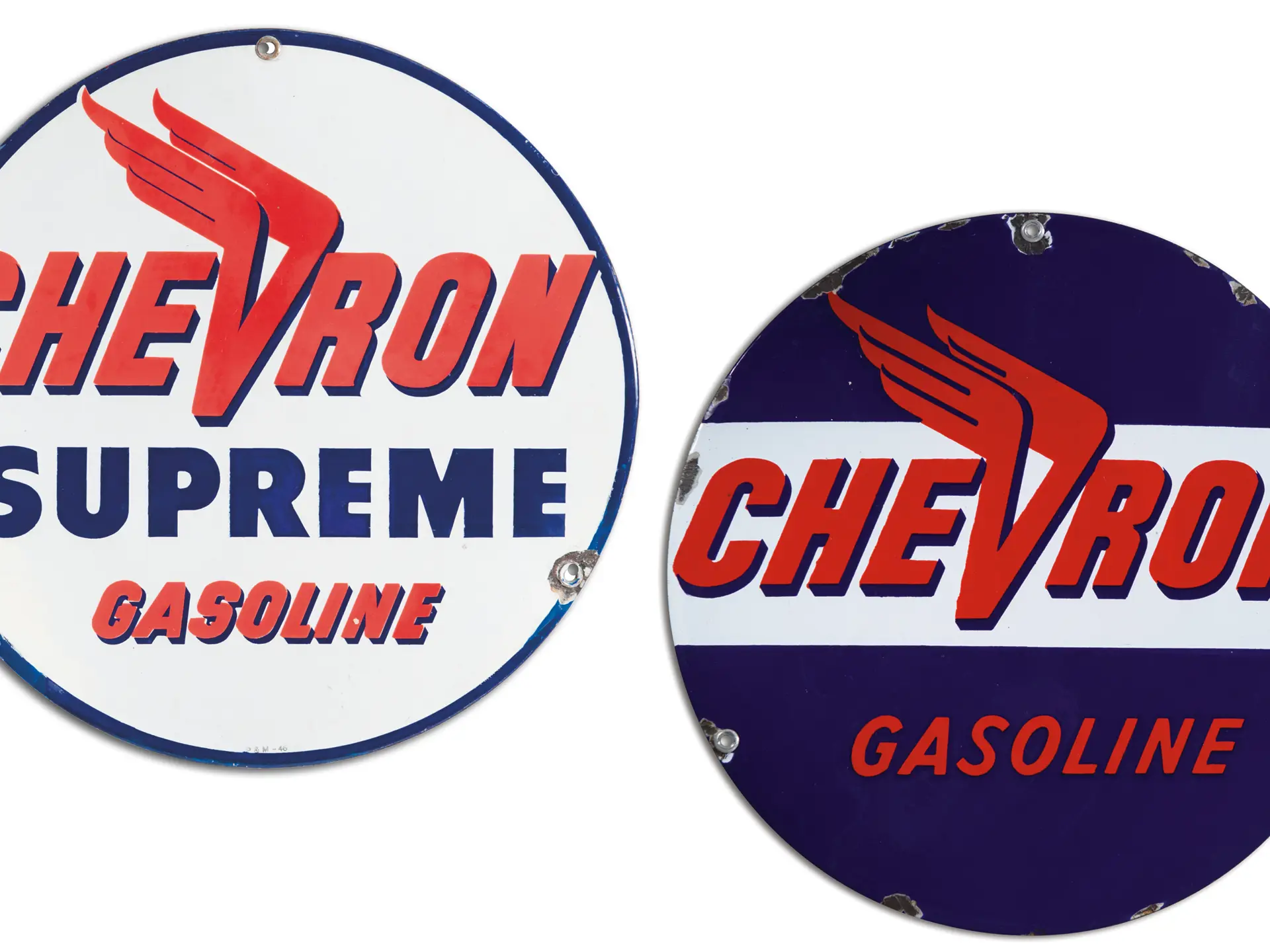Two Chevron Signs | The Dingman Collection 2012 | RM Sotheby's