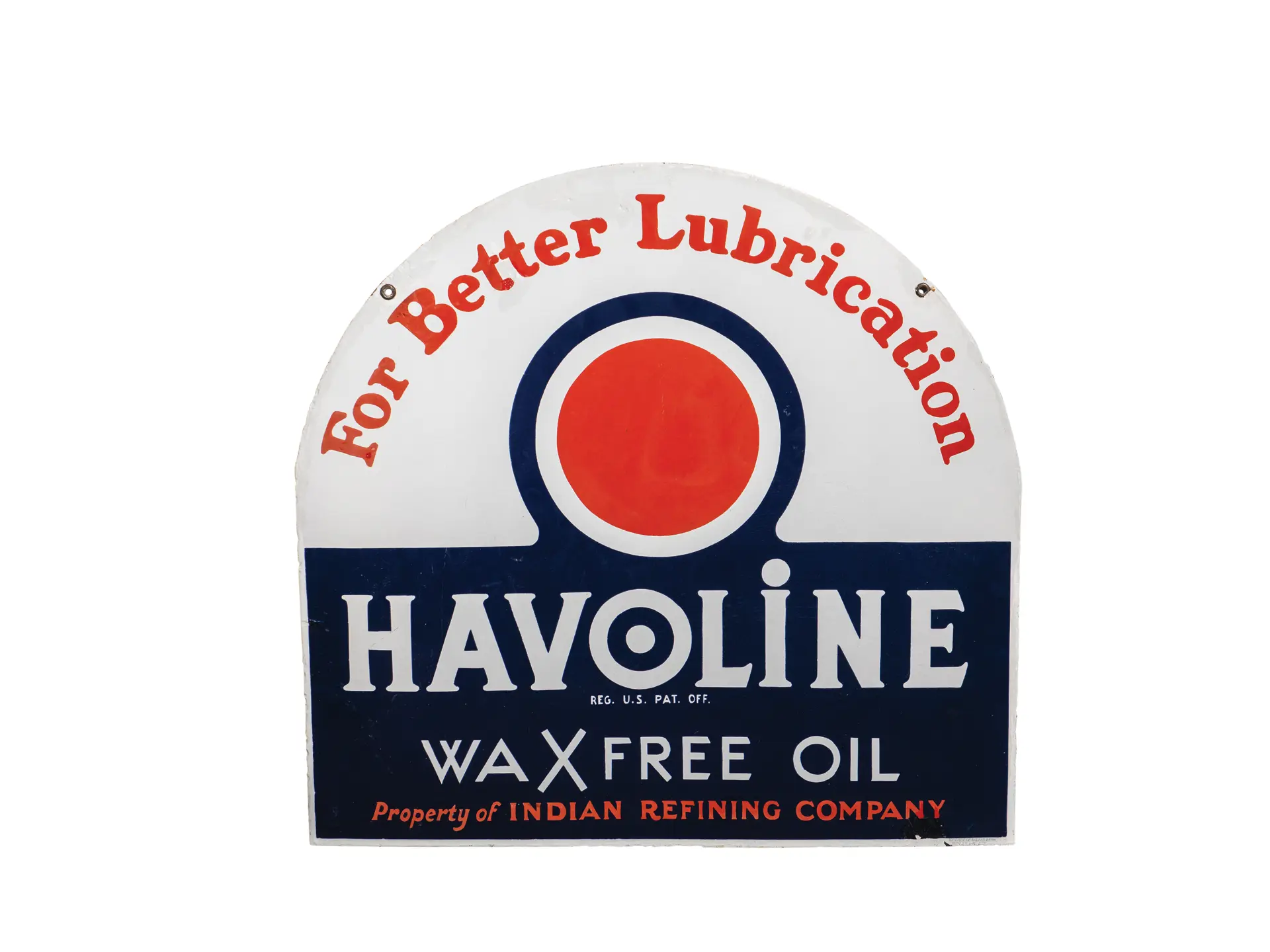 Havoline Wax Free Oil Double-Sided Sign | The Dingman Collection | RM ...