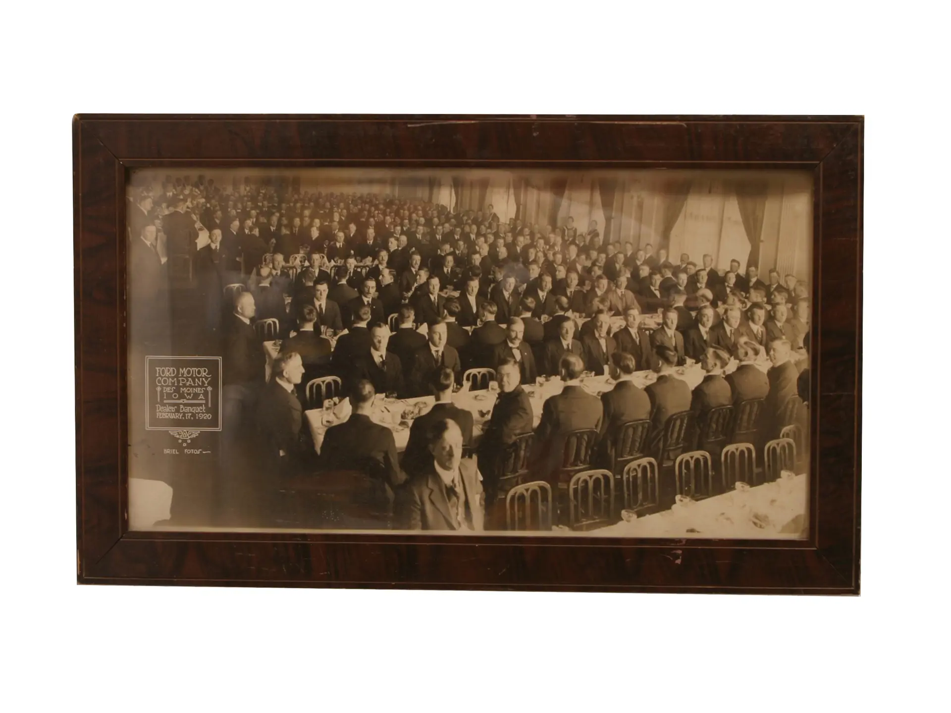 Ford Motor Company 1920 Dealer's Banquet Framed Photo | The Dingman ...