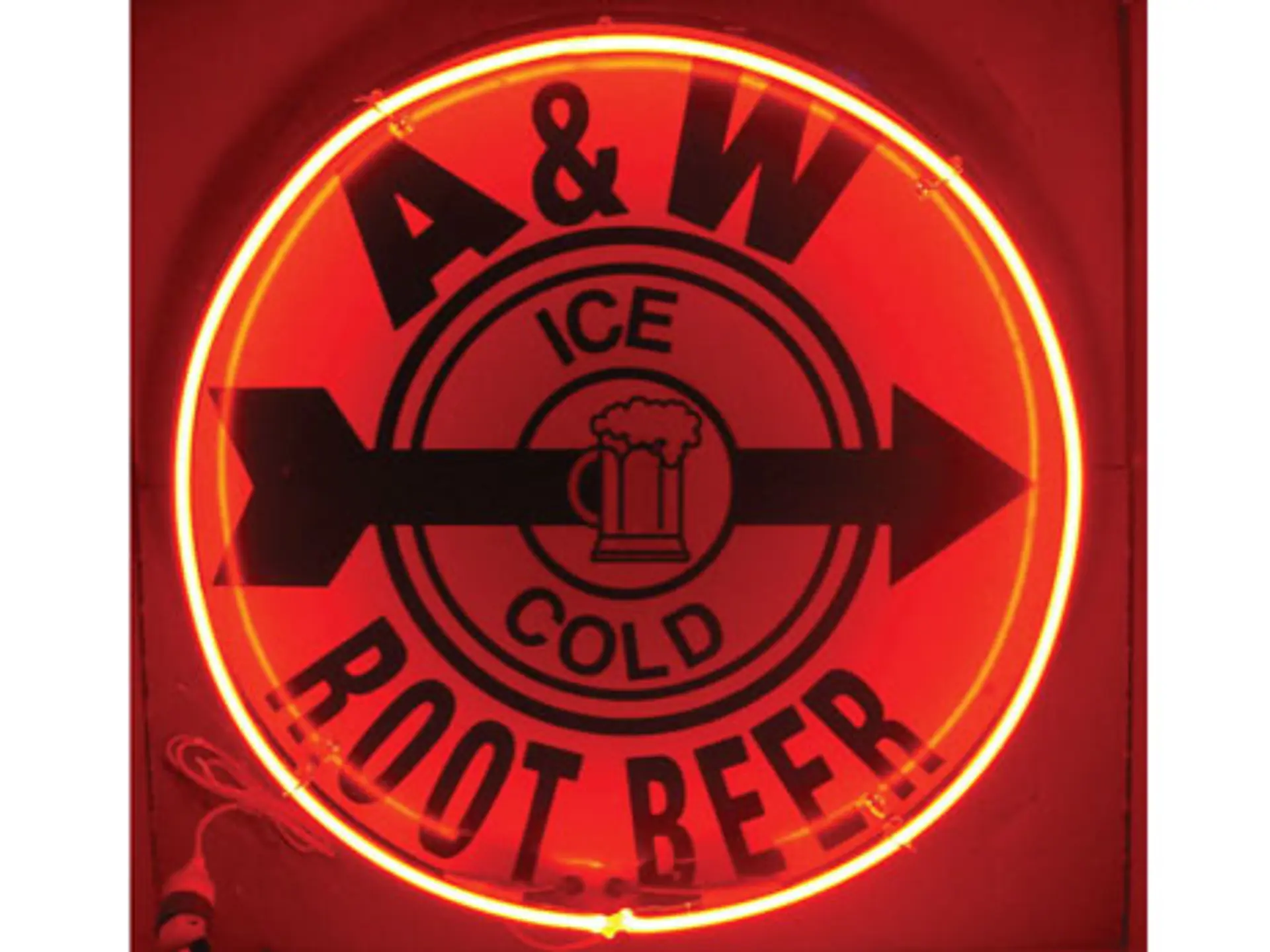 A&W Root Beer Neon (24 inches round) | Auburn Fall 2013 | RM Sotheby's