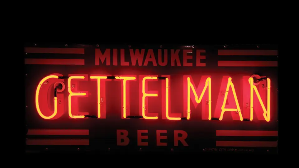Gettelman Beer Neon | The Dingman Ford Collection | RM Sotheby's