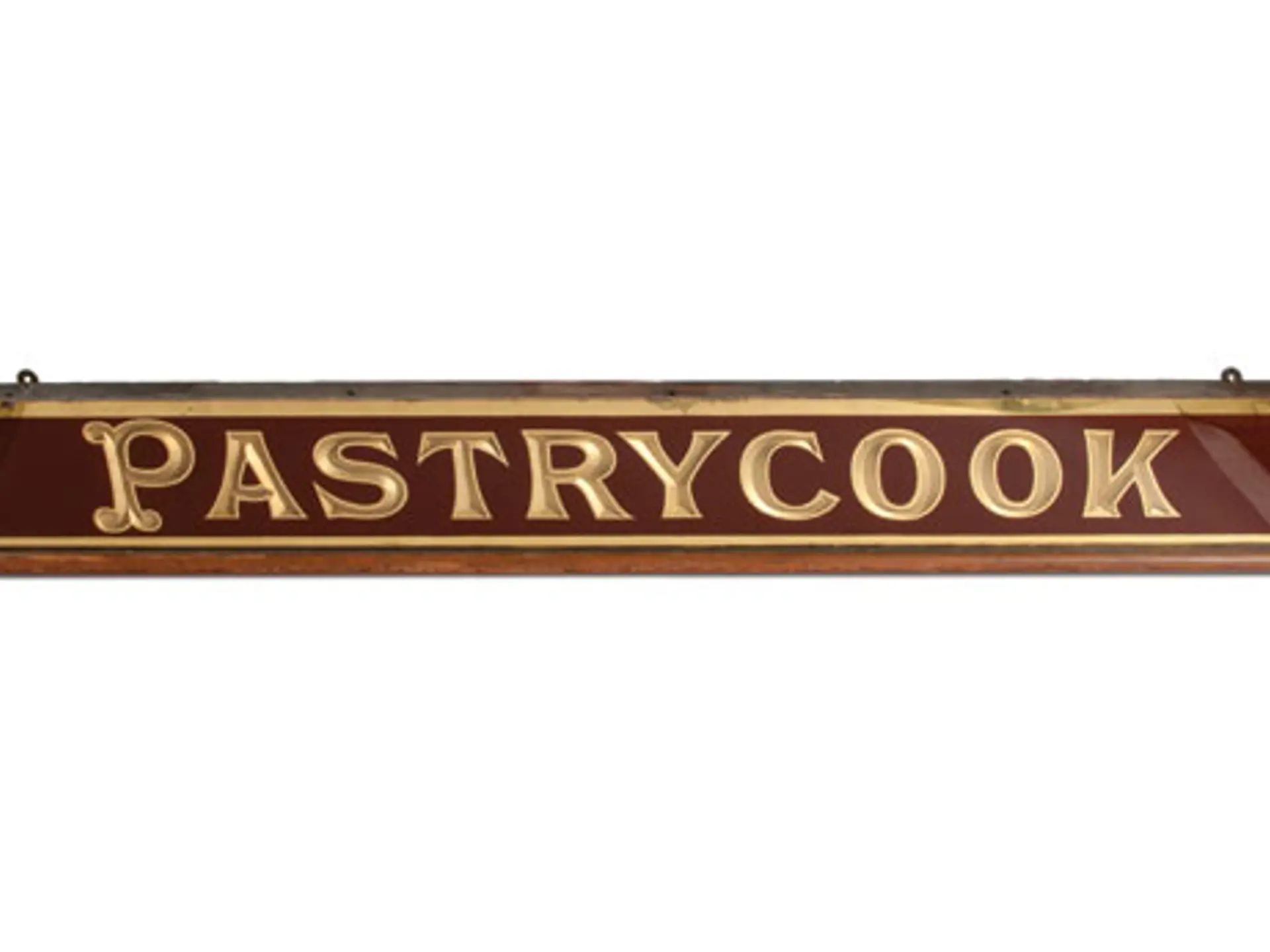 19th Century Goldleafed Pastry Shop Sign. (2" X 8" X 60") | Auburn Fall ...