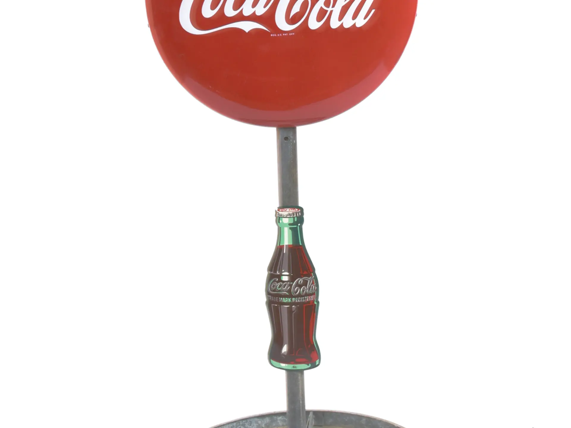 COCA-COLA PEDESTAL SIGN | Private Collection of Tom & Marlene ...