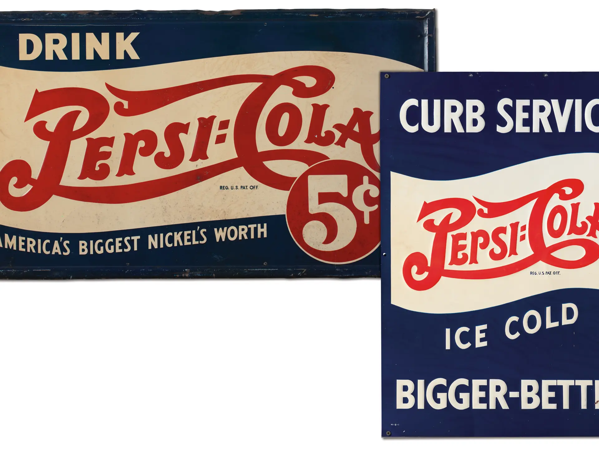 Two Pepsi Signs | The Dingman Collection 2012 | RM Sotheby's