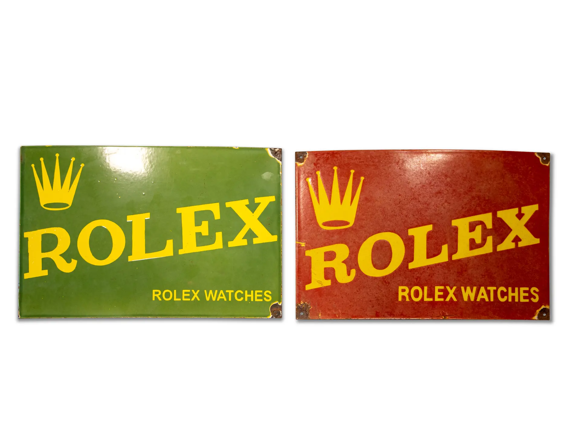 Pair of Rolex Signs | Gene Ponder Collection | RM Sotheby's