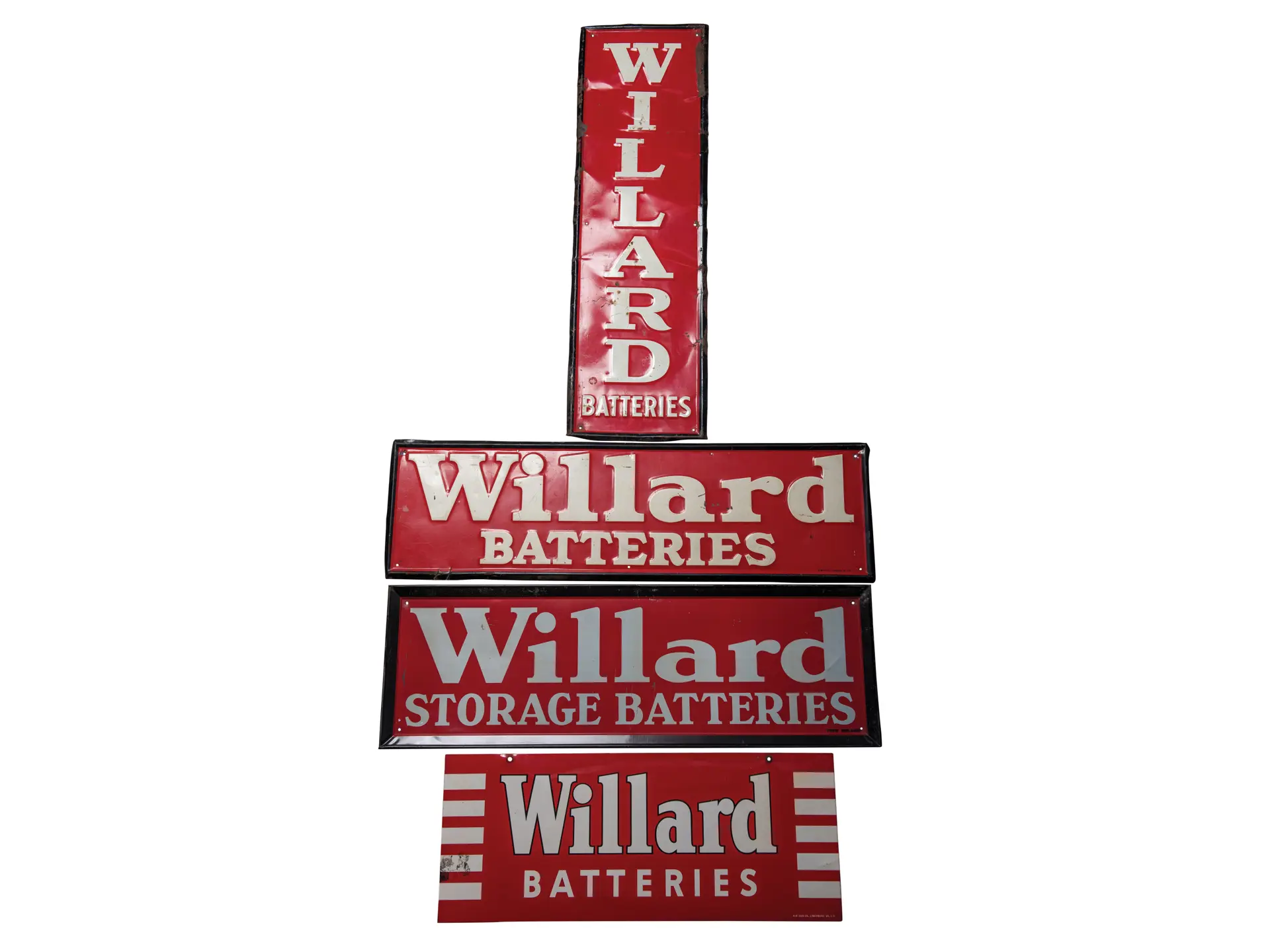 Willard Batteries Signs | The Dingman Collection | RM Sotheby's