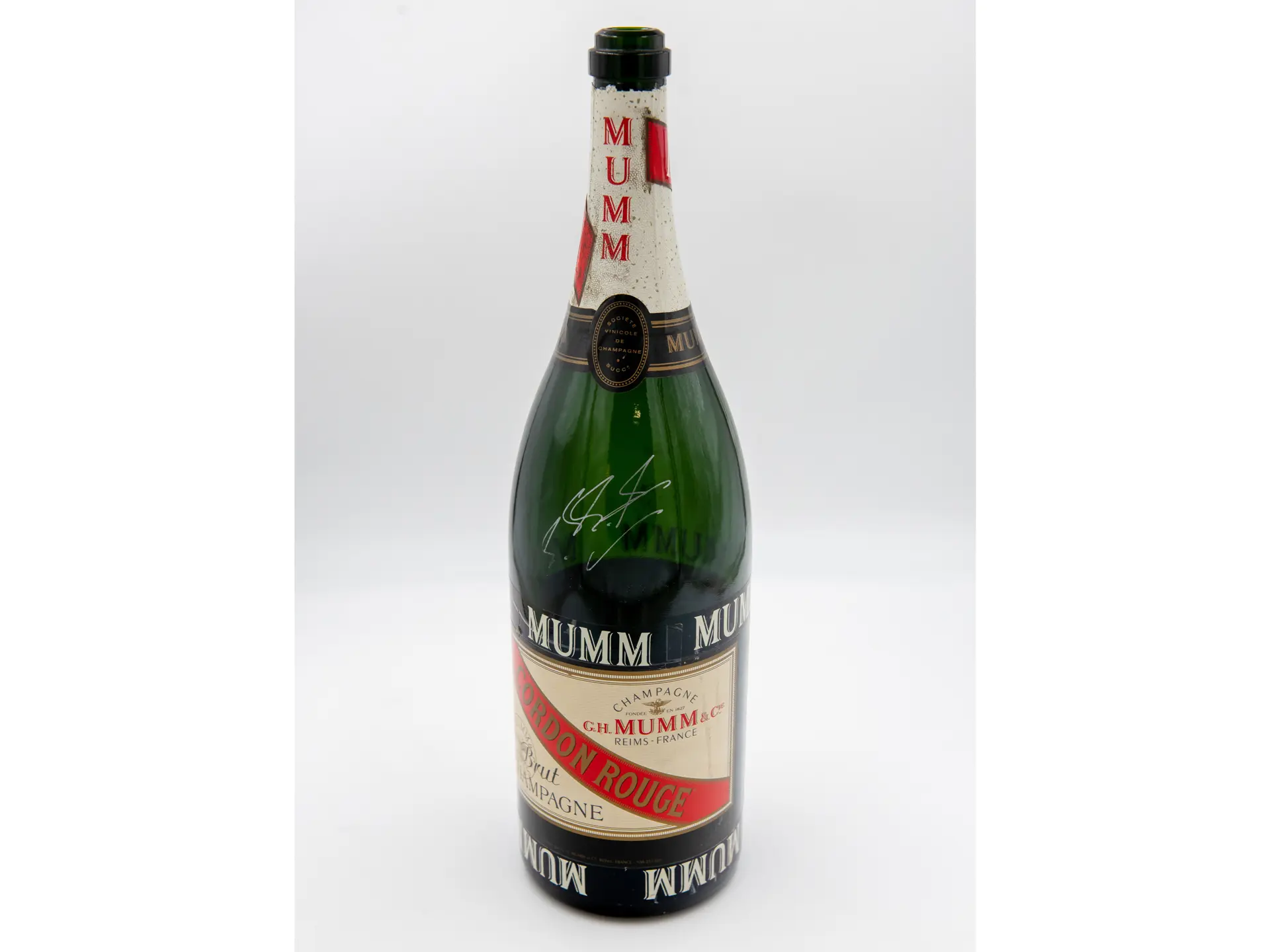 2000 Michael Schumacher Signed Formula 1 Mumm Champagne Bottle | Full ...