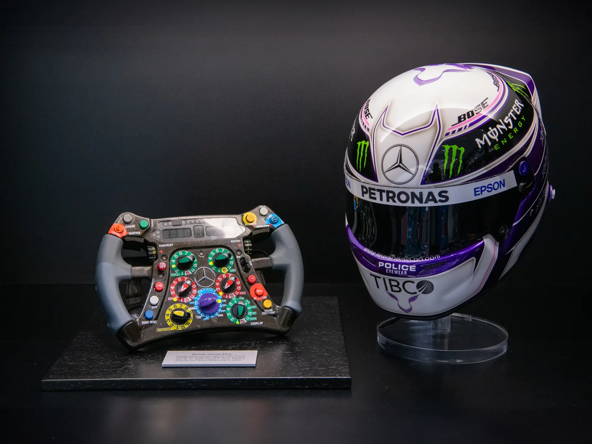 Lewis Hamilton 2013 Mercedes-AMG W04 Autographed Steering Wheel | Dare ...