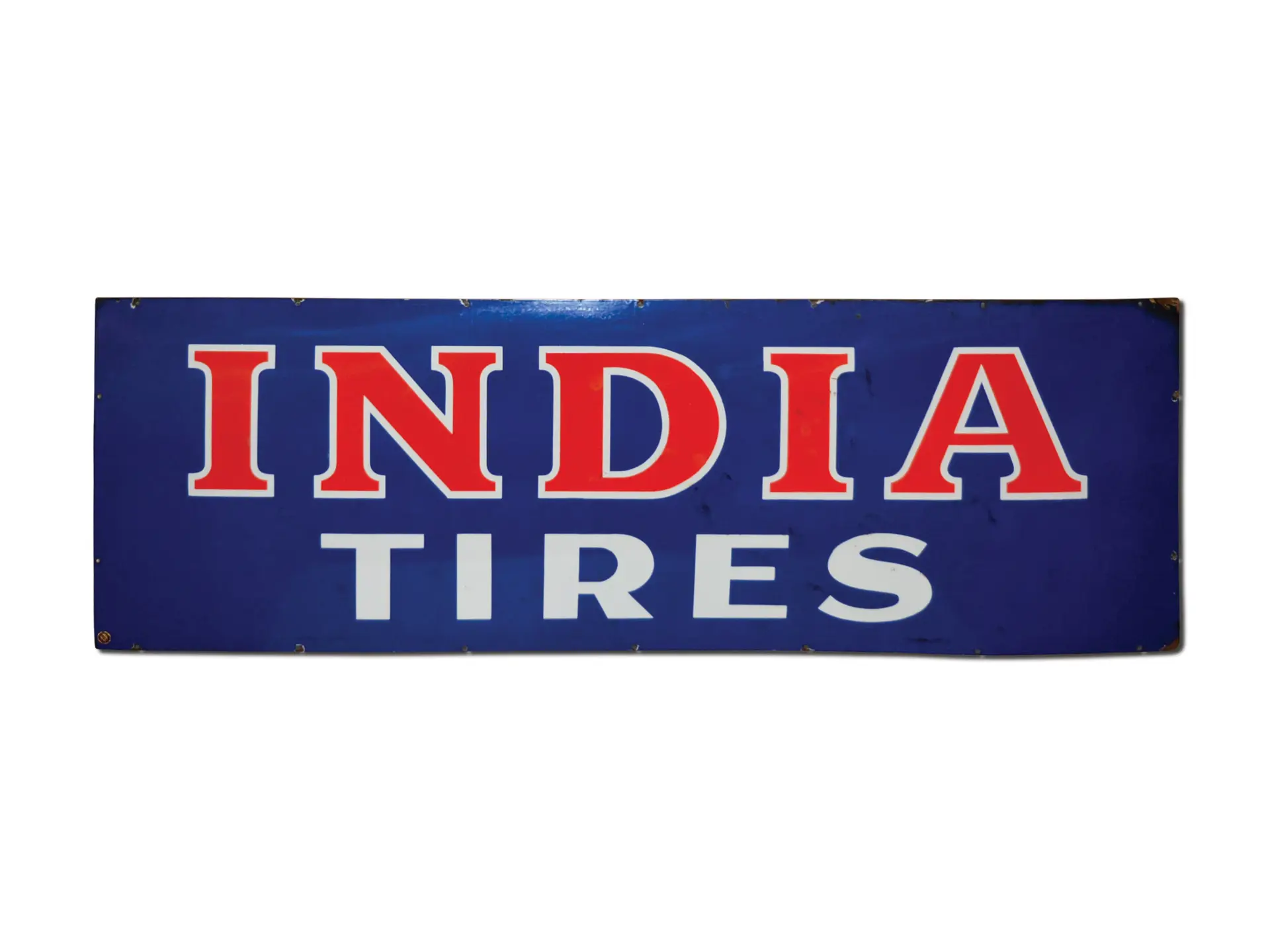 India Tires Porcelain Sign | Fort Lauderdale 2019 | RM Sotheby's