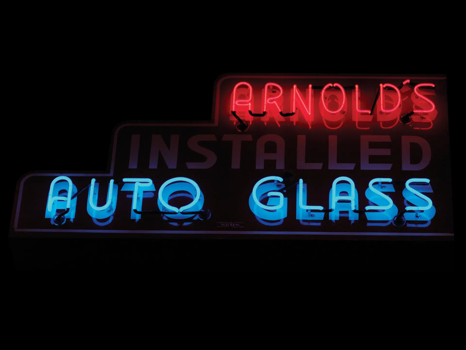 Arnold's Auto Glass Neon | The Dingman Ford Collection | RM Sotheby's
