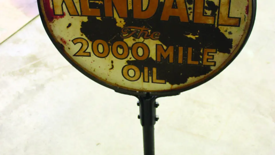 A Kendall 2000 mile oil, lollipop sign | Auburn Fall 2017 | RM Sotheby's
