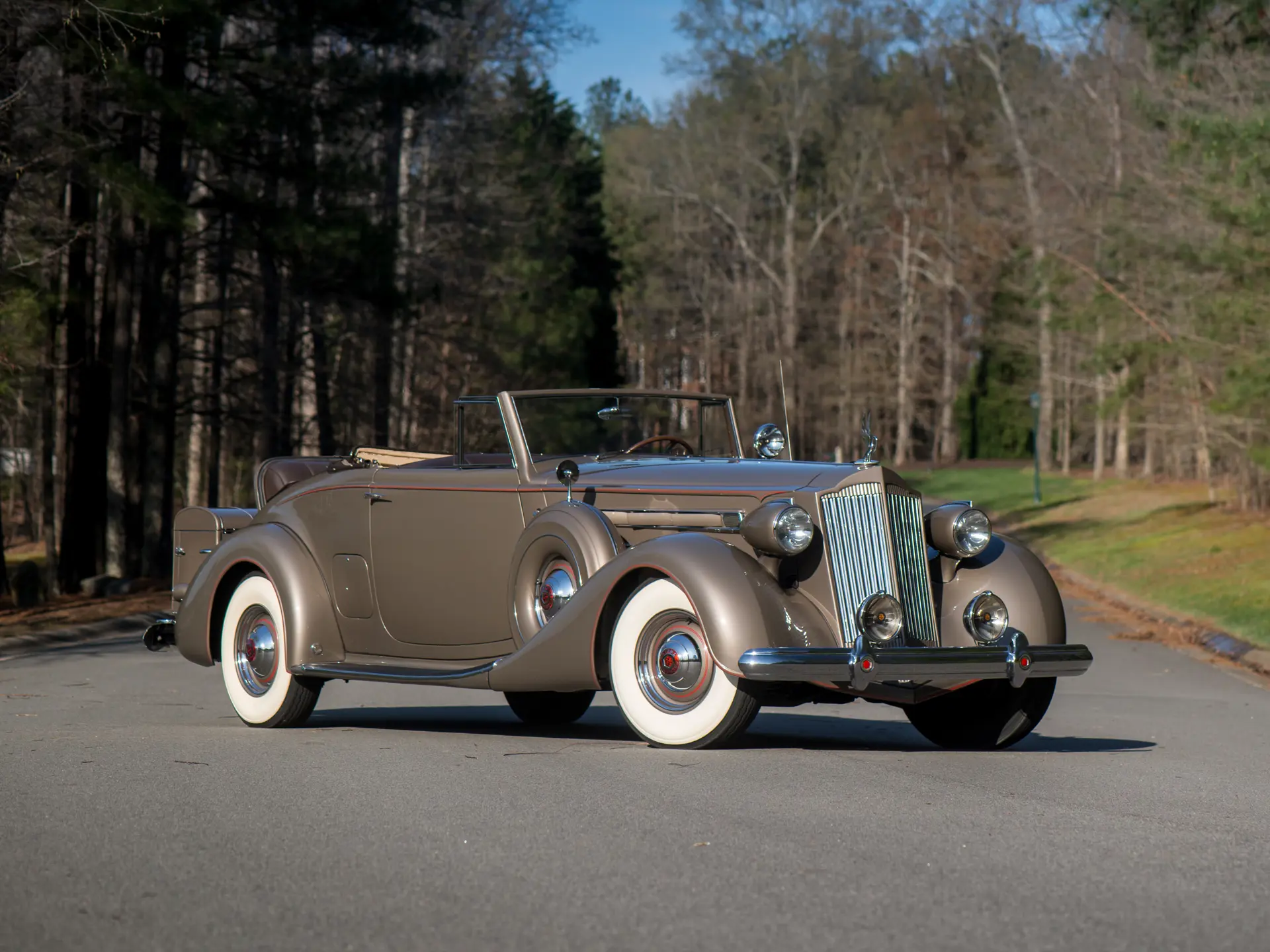 1937 Packard 1507 Twelve Coupe Roadster | Amelia Island 2021 | RM Sotheby's