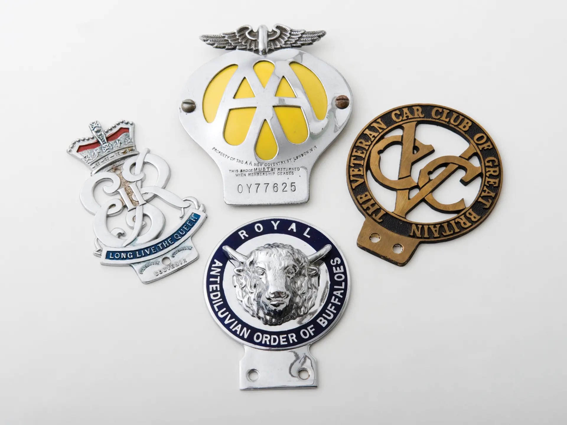 British Automotive Themed Badges | Vintage Motor Cars of Hershey 2009 ...