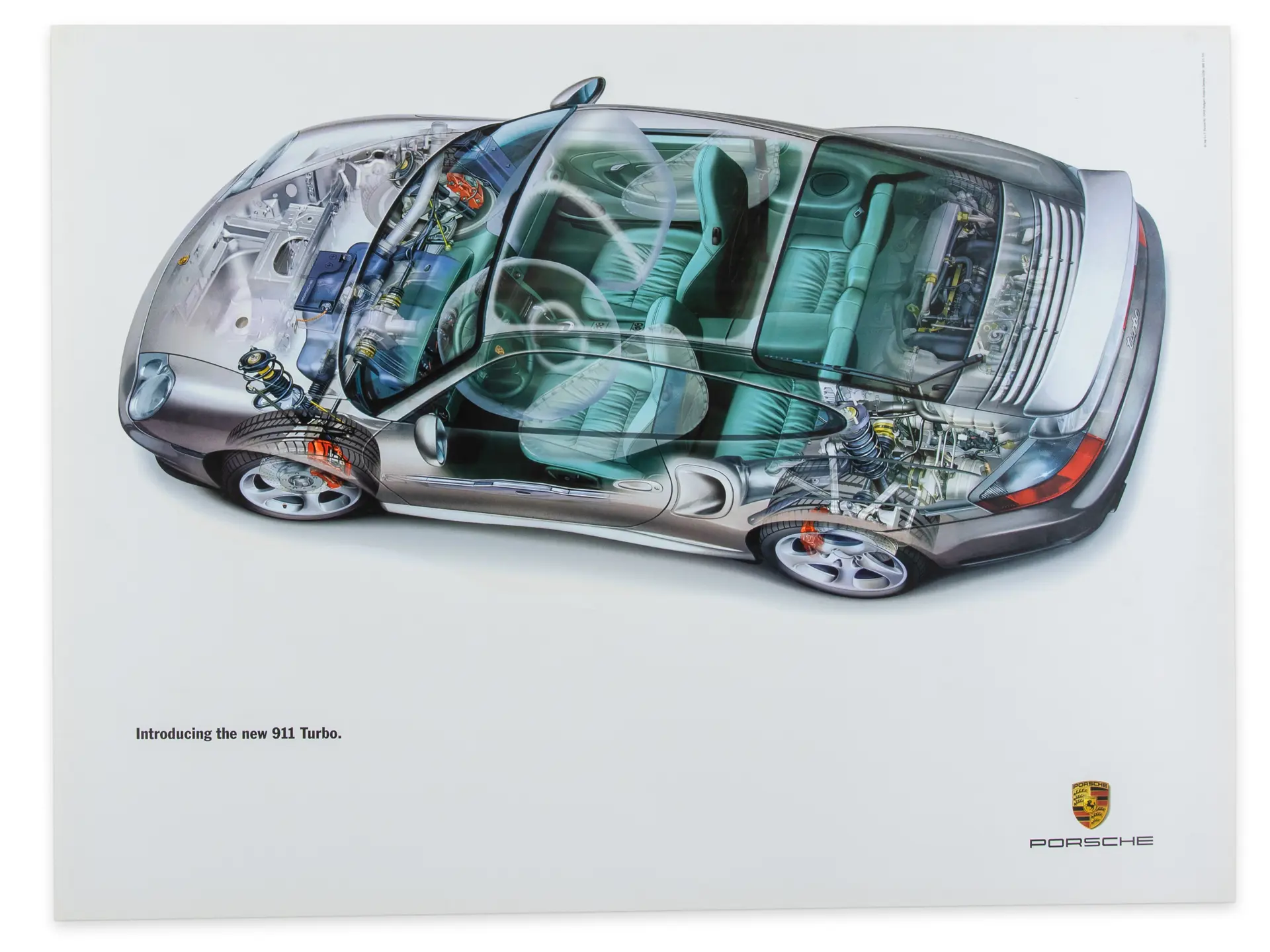 “Introducing the new 911 Turbo.” Porsche Advertising Poster | The White ...