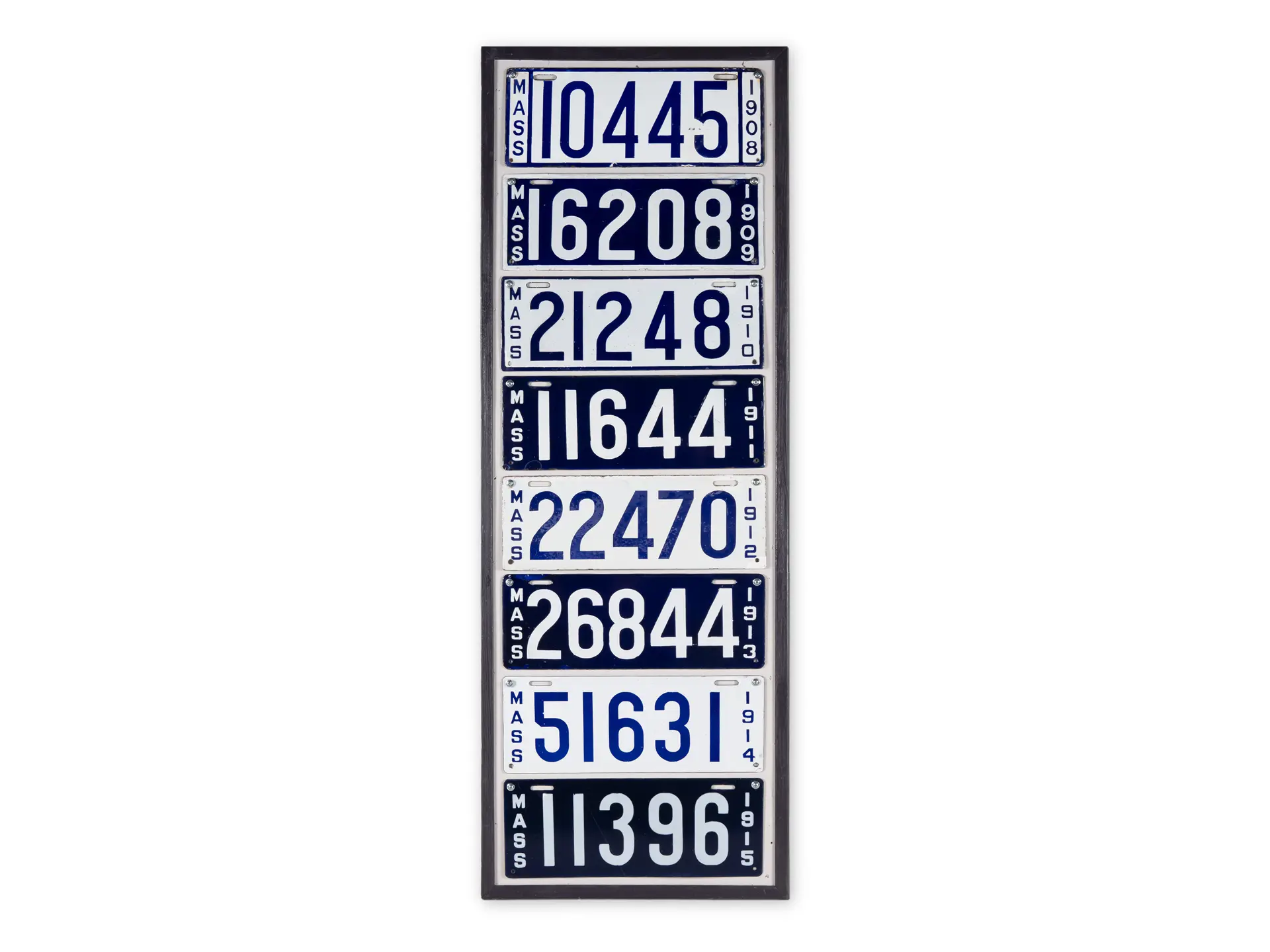 Massachusetts Porcelain License Plates | Hershey 2025 | RM Sotheby's