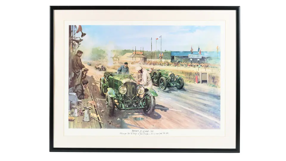1929 Bentley at Le Mans Print | London 2024 | RM Sotheby's