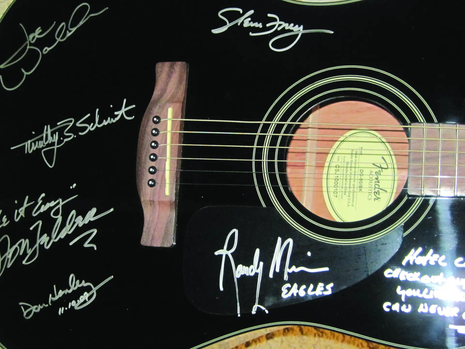 Autographed Black Guitar | Auburn Fall 2010 | RM Sotheby's