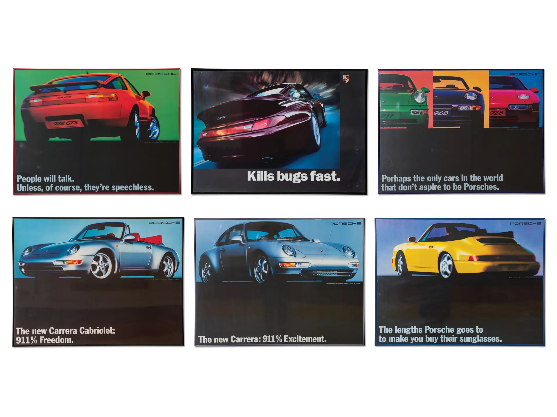 Porsche Promotional Framed Posters | The Taj Ma Garaj Collection | RM ...