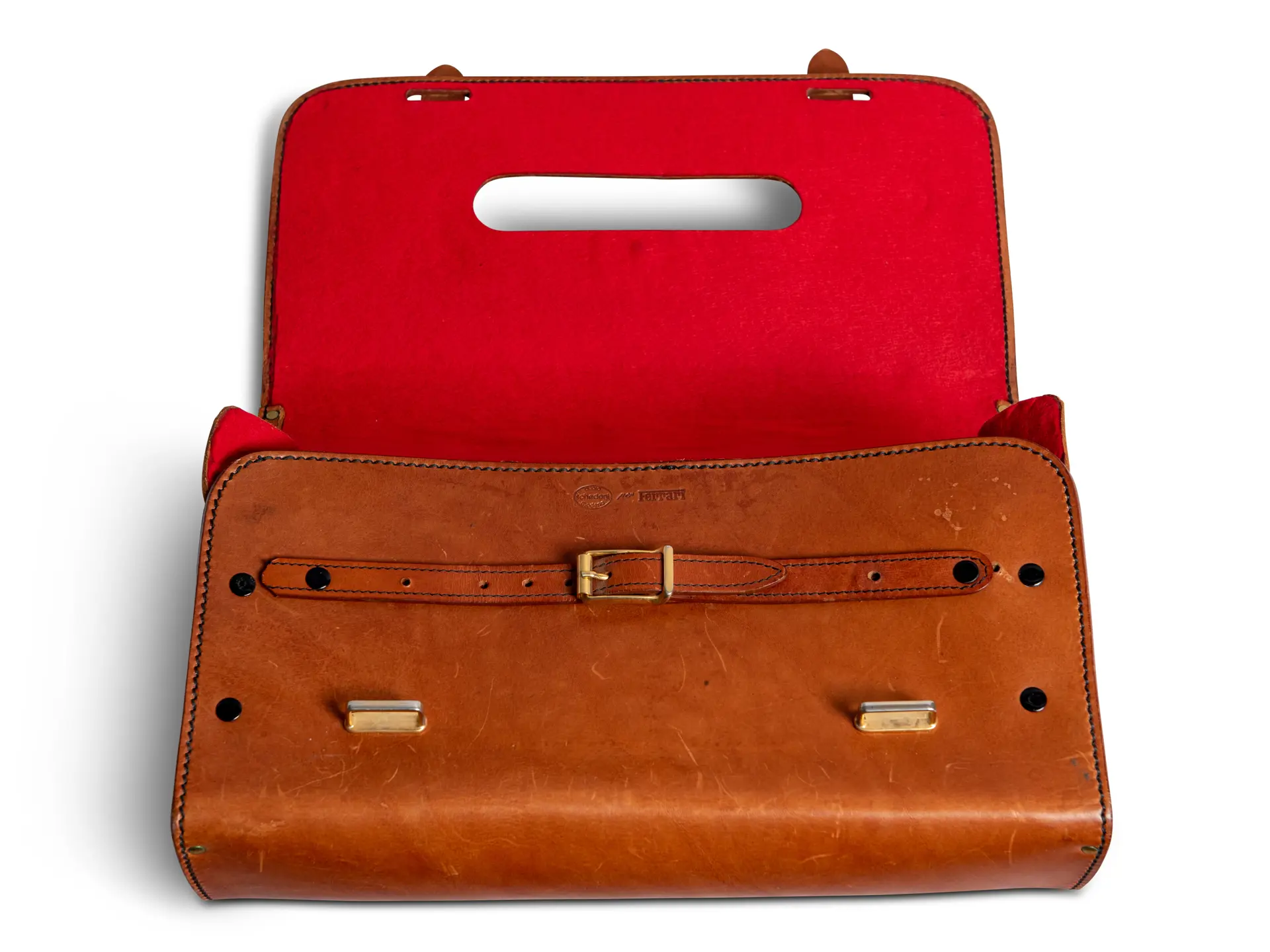 Ferrari Schedoni Leather Travel Bag | Open Roads, Fall | RM Sotheby's