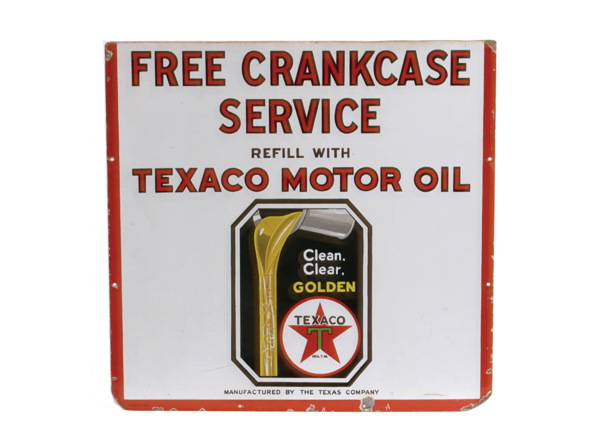 TEXACO SIGN | Private Collection of Tom & Marlene Stackhouse | RM Sotheby's
