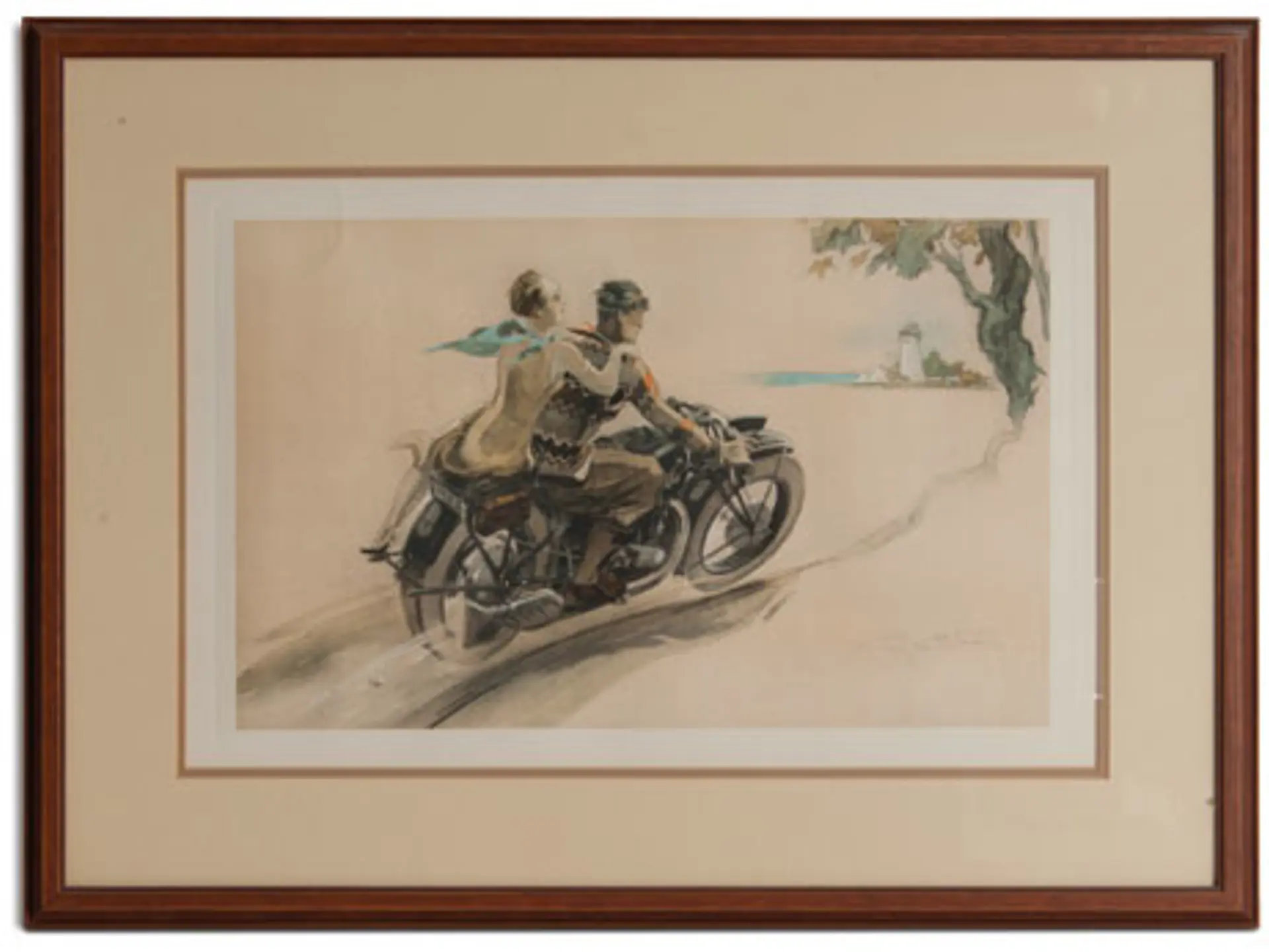“Rider’s to the Sea” By Geo Hamm (29" X 21") | Auburn Fall 2013 | RM ...