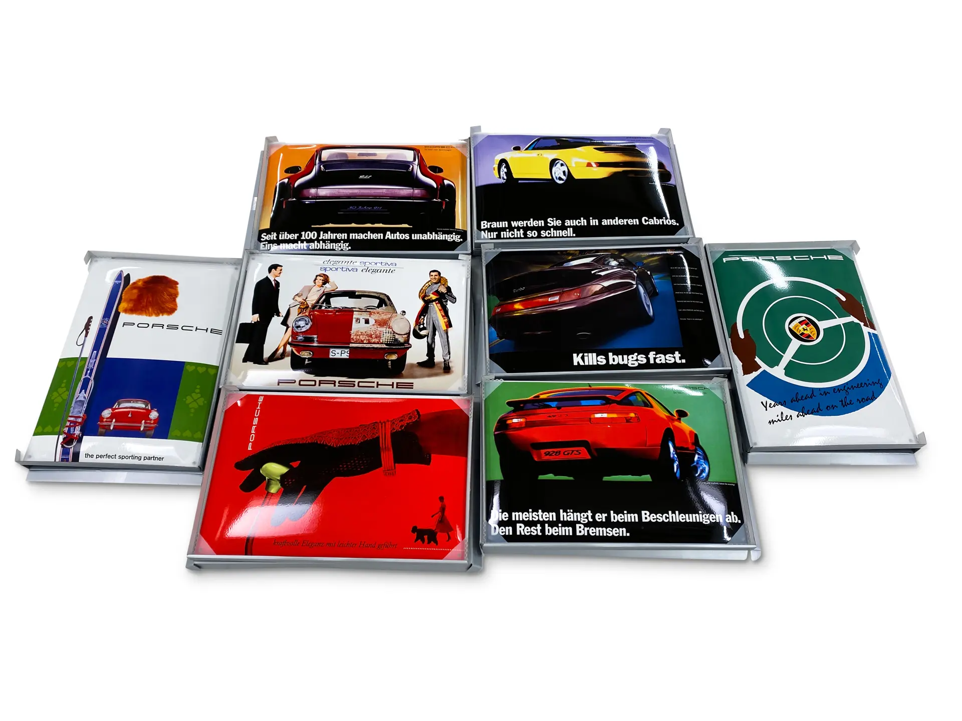 Porcelain Enameled Porsche Signs | The White Collection | Online | RM ...