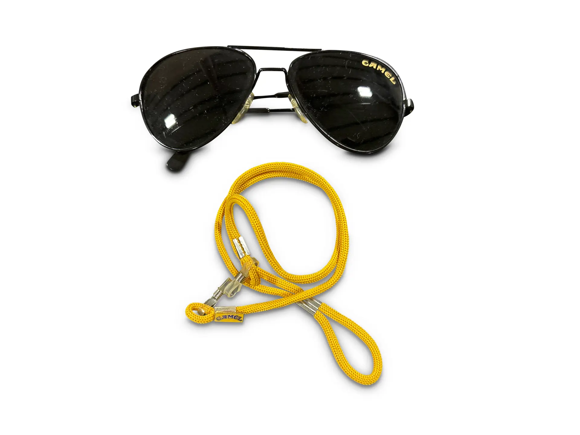 Camel Aviator Sunglasses with Glasses Rope | The Cohen Collection | RM ...
